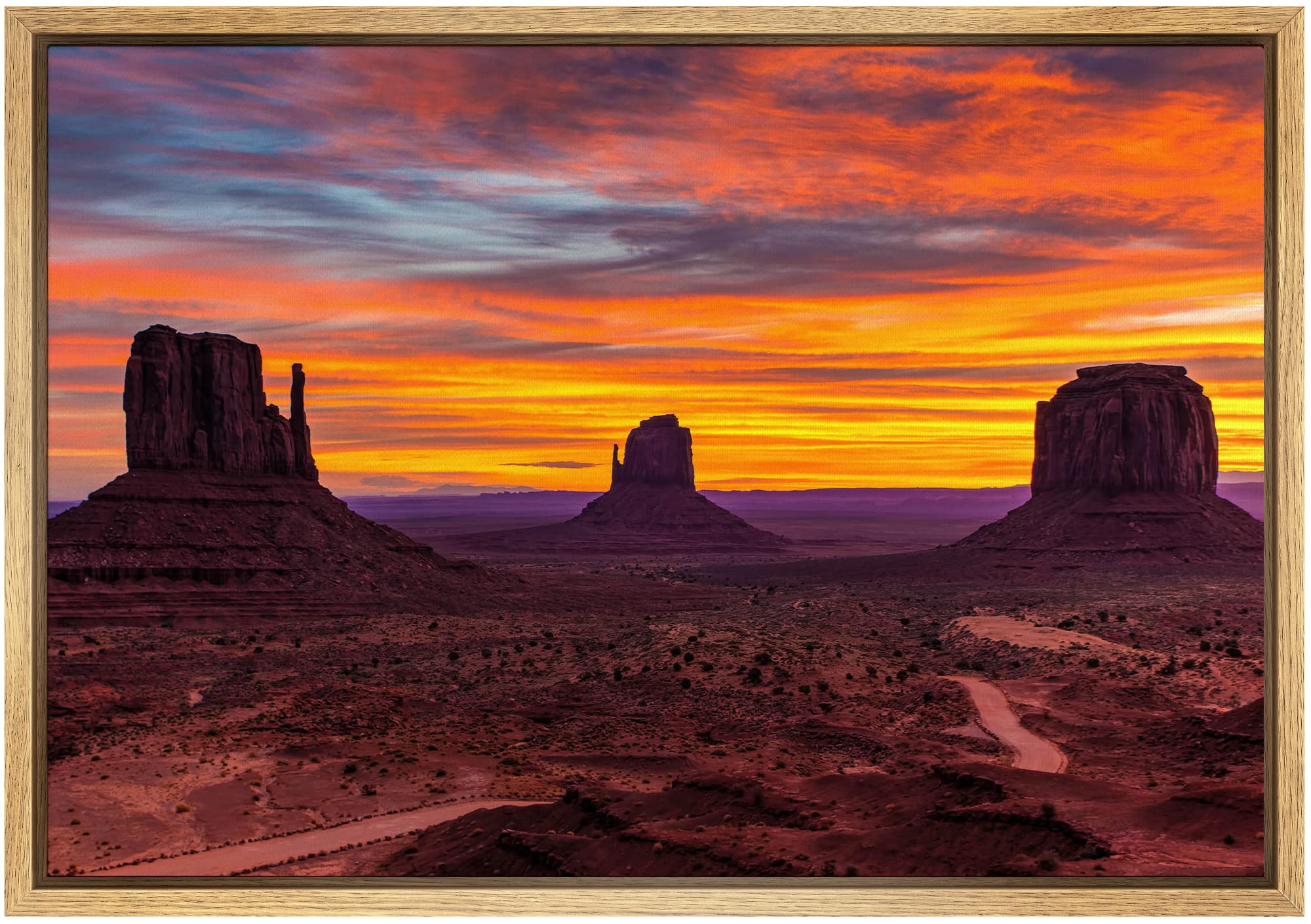 Beautiful Valley Sunset