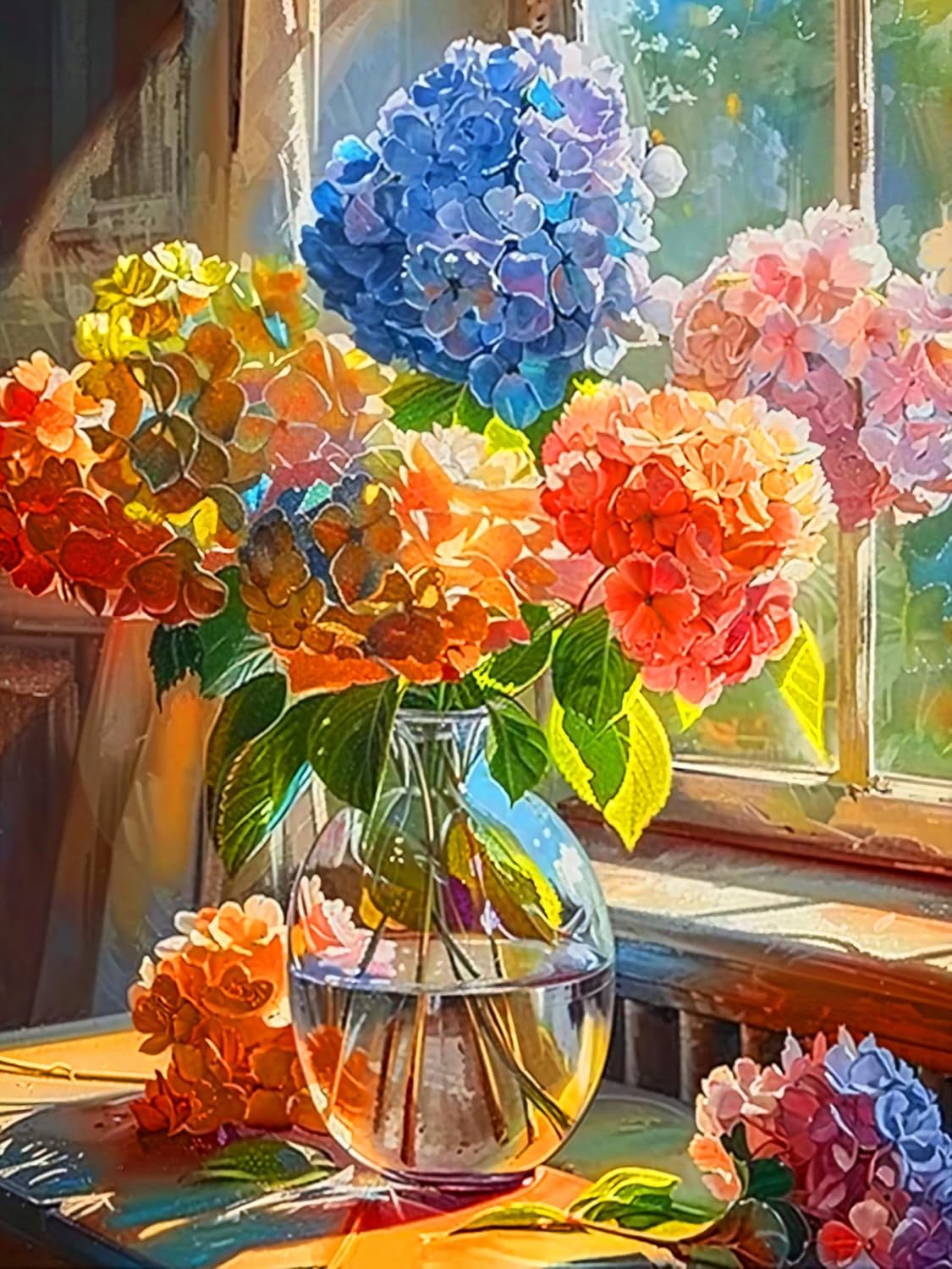 Amazon.com: Hydrangea Diamond Painting Kits for Adults Beginners ...