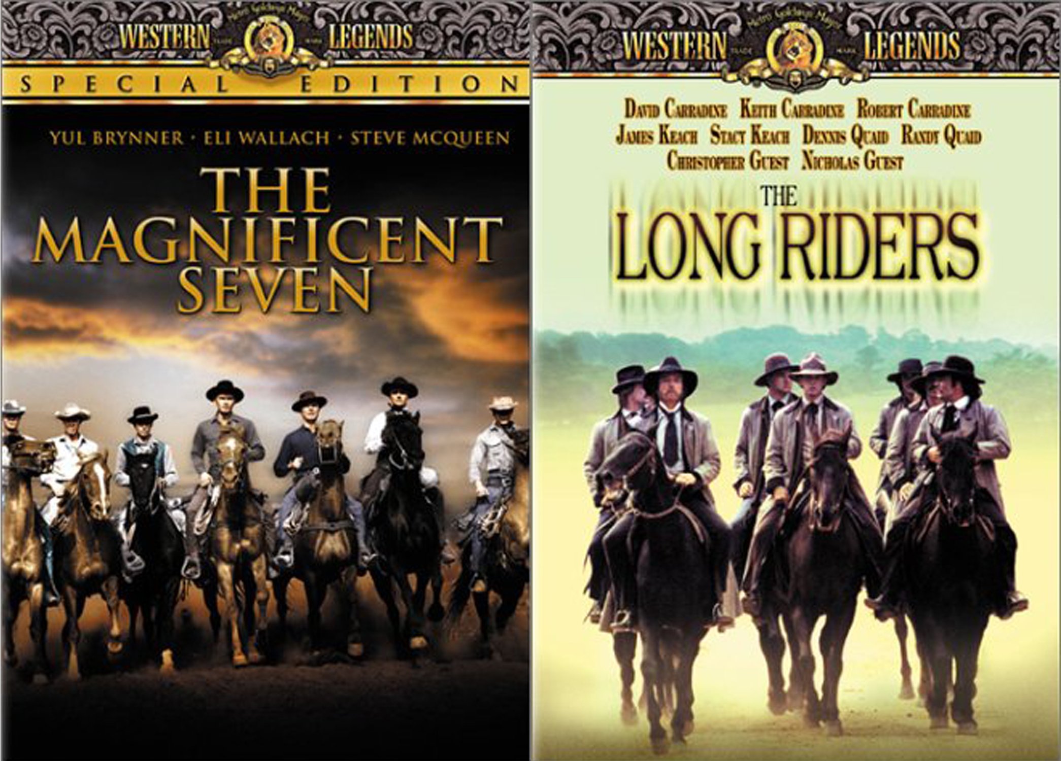 Amazon.com: Classic Westerns - Long Riders and The Magnificent Seven 2 ...