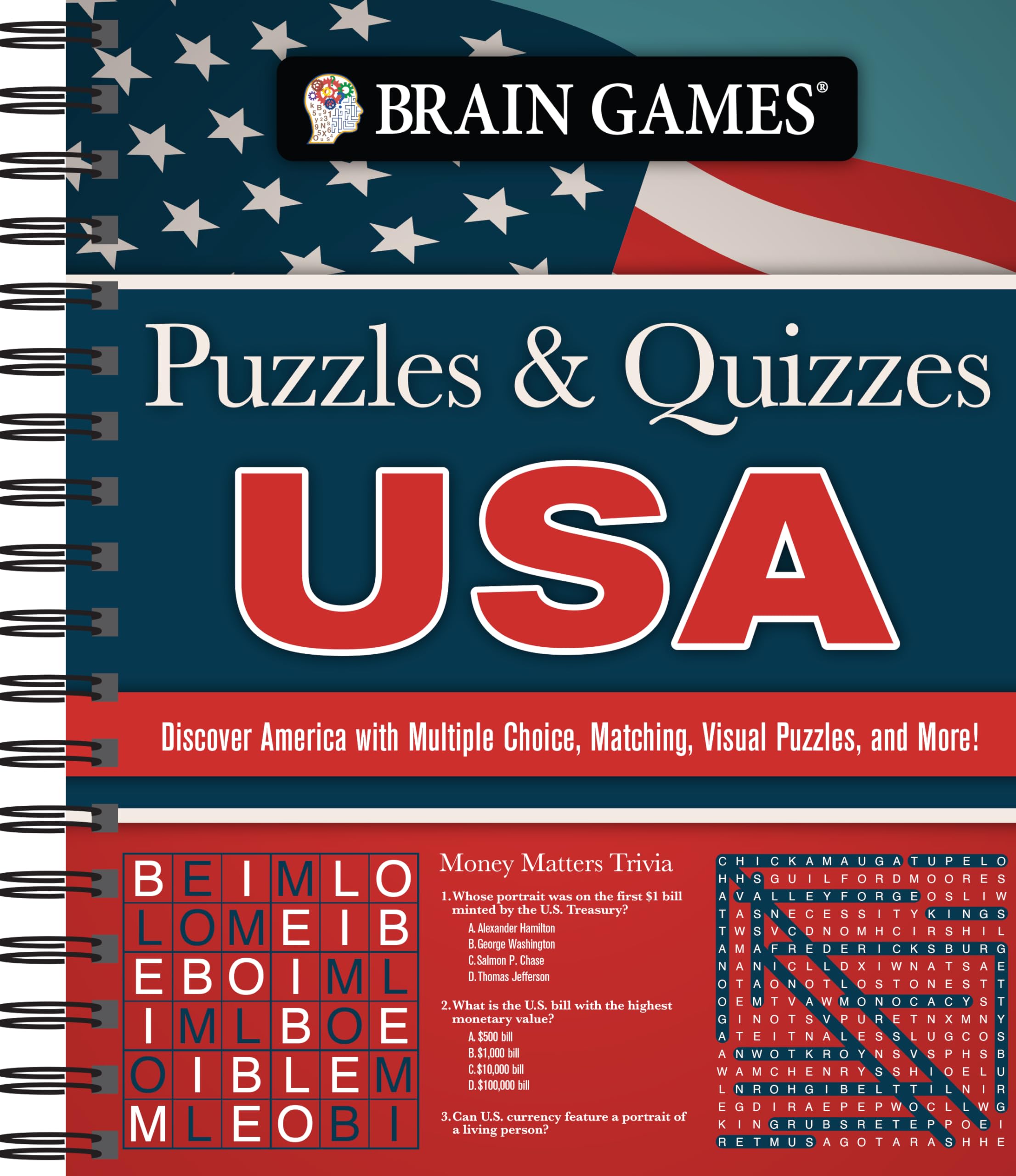 Amazon.com: Brain Games - Puzzles and Quizzes - USA: Discover America ...