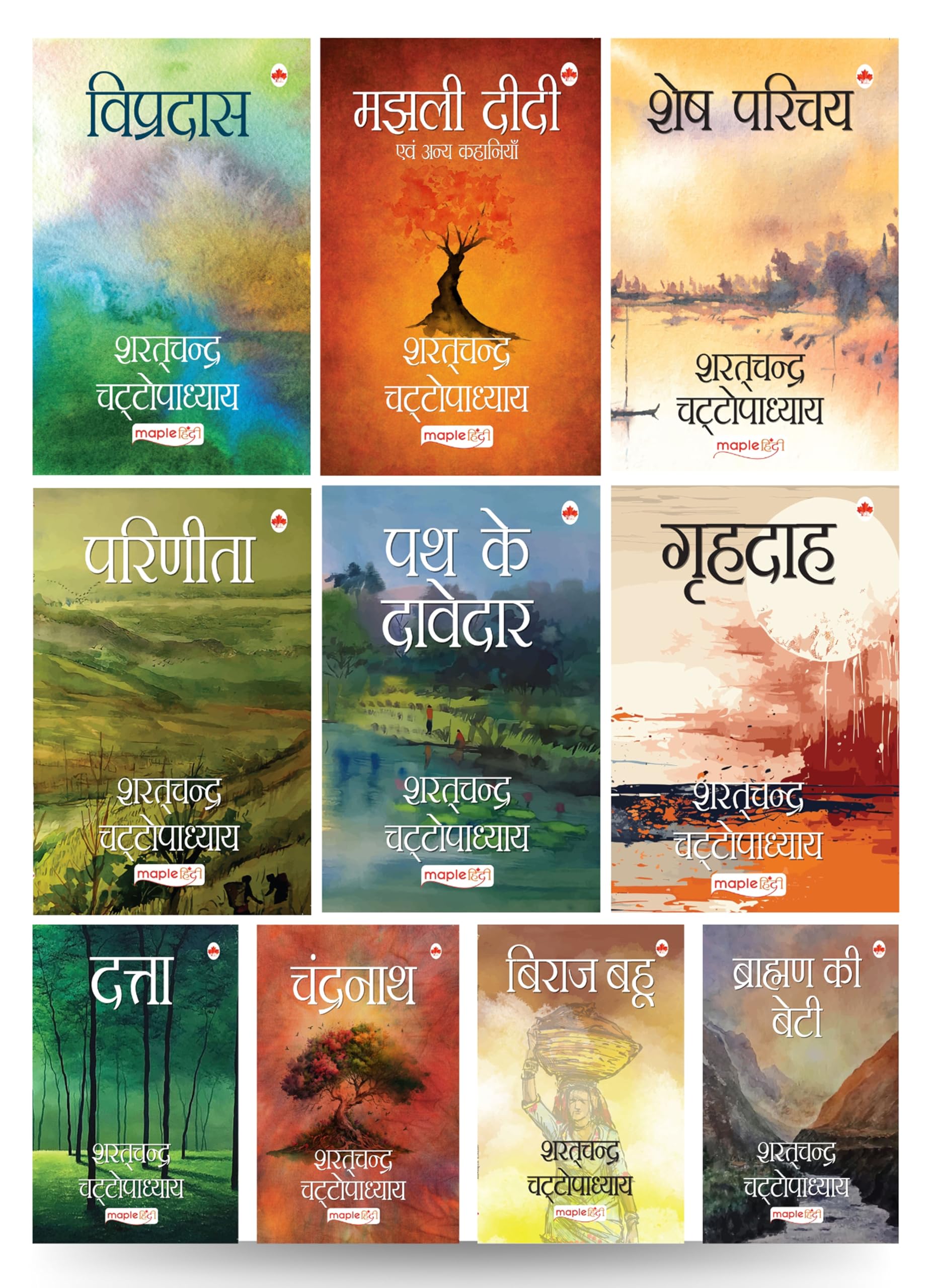 Buy Sharat Chandra - Novels (Set of 10 Books) (Hindi) - Path Ke Davedar ...