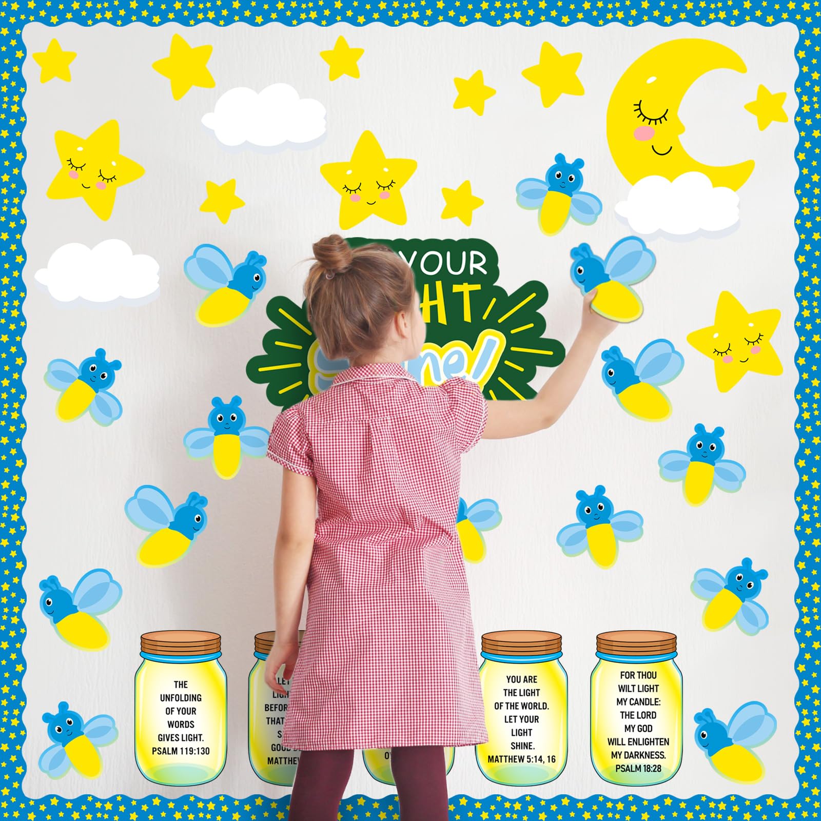 Snapklik.com : Be The Light Mason Jar Bulletin Board Firefly Bulletin ...