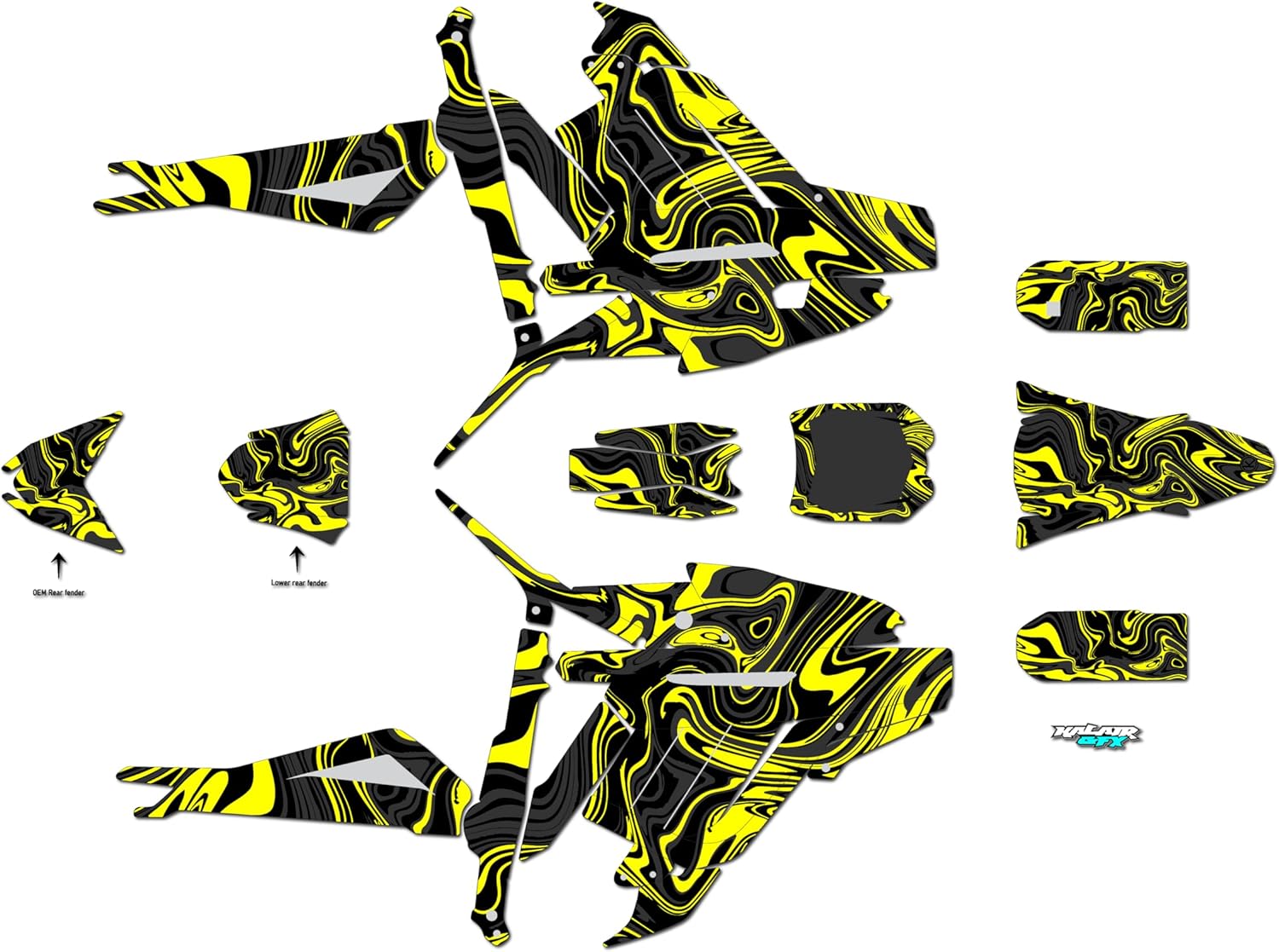 Amazon.com: Kalair GFX Graphics Kit for Talaria-Sting Electric Bike ...