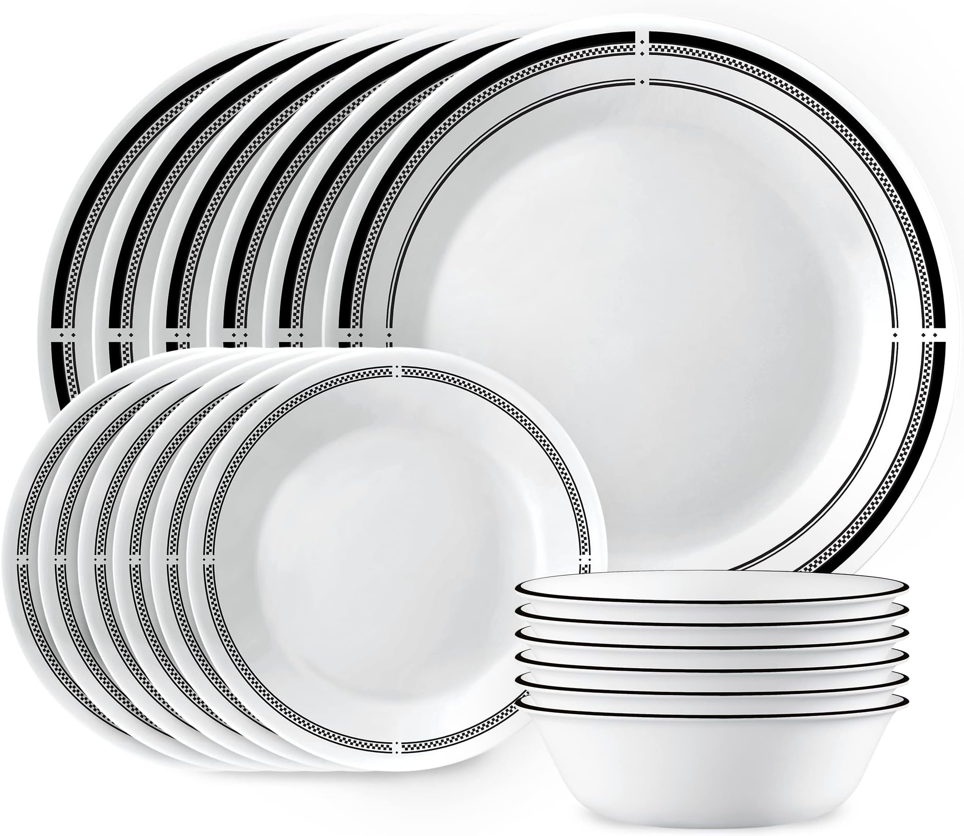 Amazon.com | Corelle Bella Faenza 18 Piece Dinnerware Set - White ...