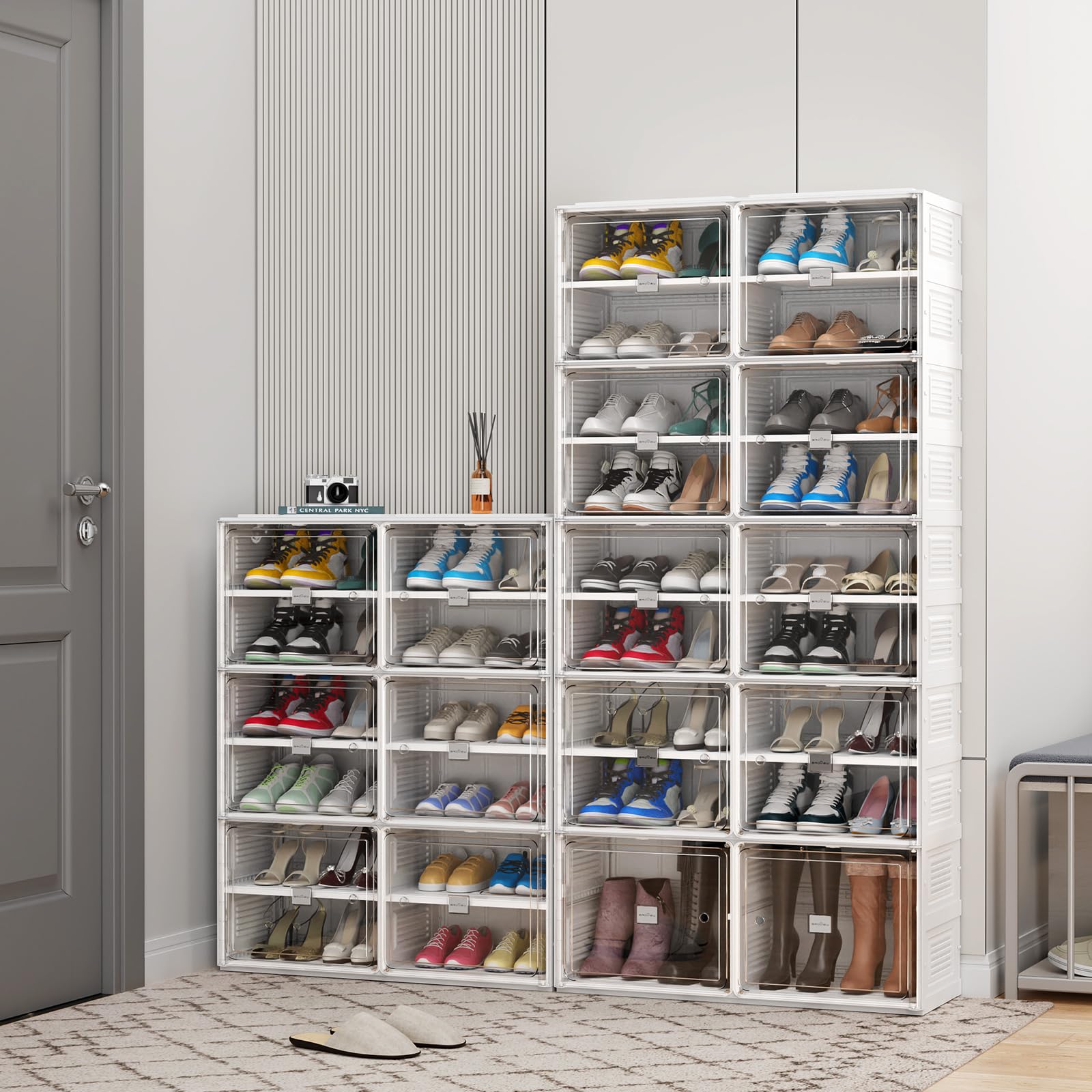 Snapklik.com : BROVIEW 9 Tiers 36 Pairs Heavy Duty Shoe Storage And ...