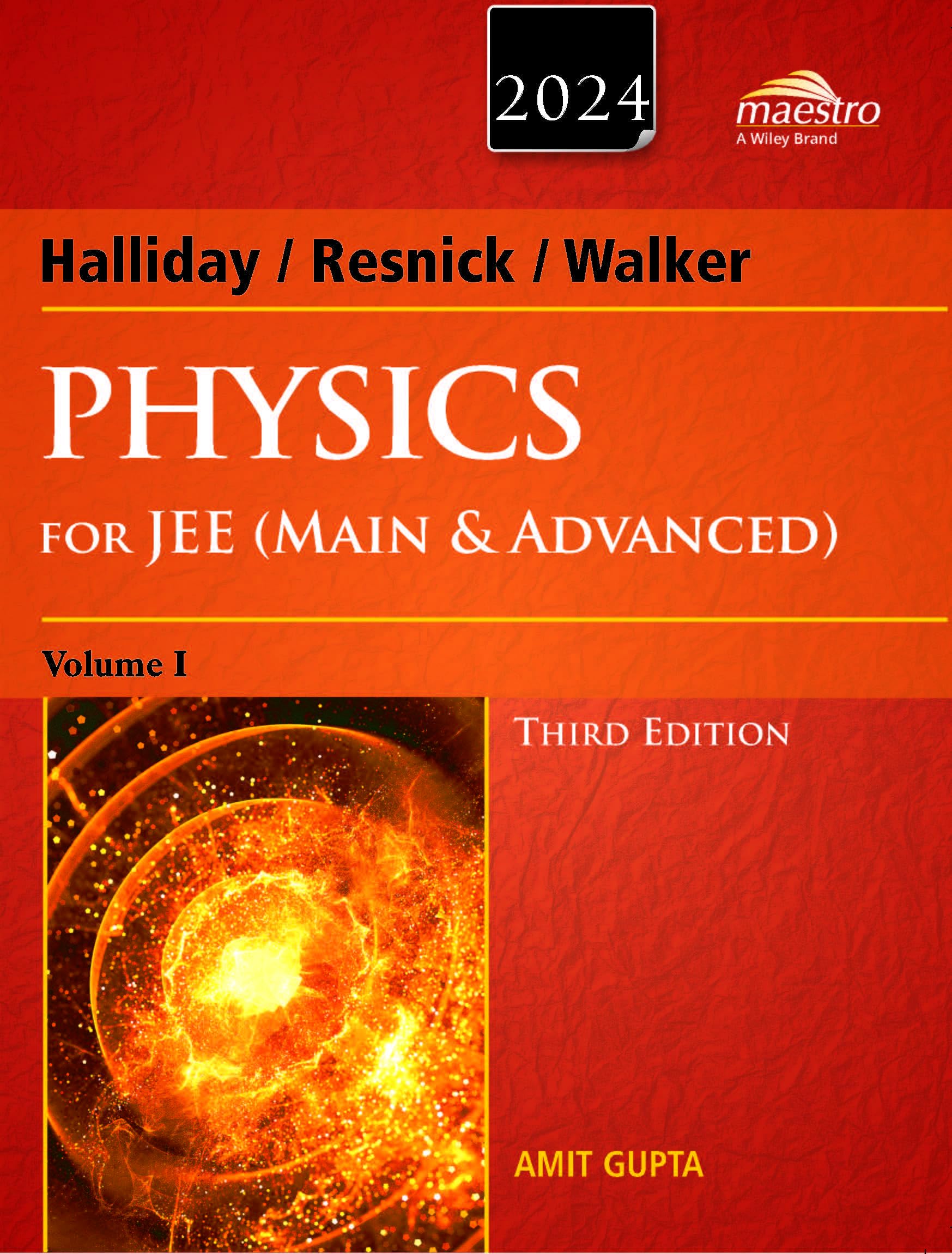 Buy Wiley's Halliday / Resnick / Walker Physics for JEE (Main ...