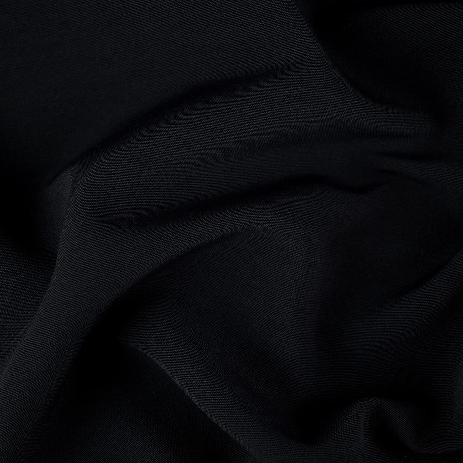 Black Stretch Bengaline Fabric by The Metre Jersey Material for ...