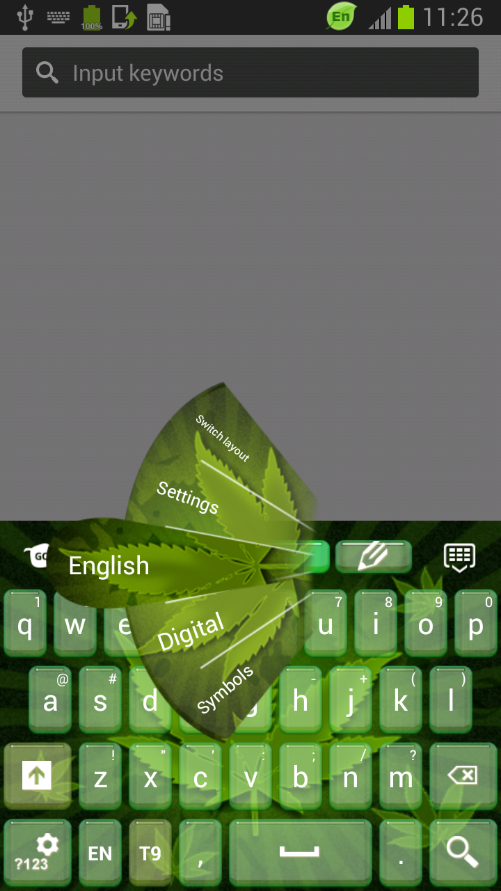 Keyboard Green Weed - App on Amazon Appstore
