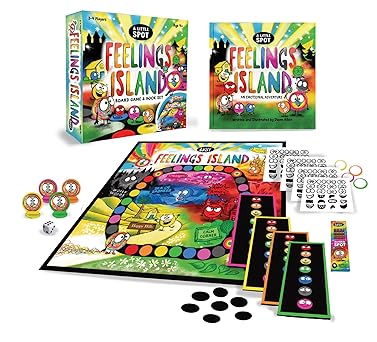 Amazon.com: A Little SPOT Feelings Island Board Game and Book Set ...