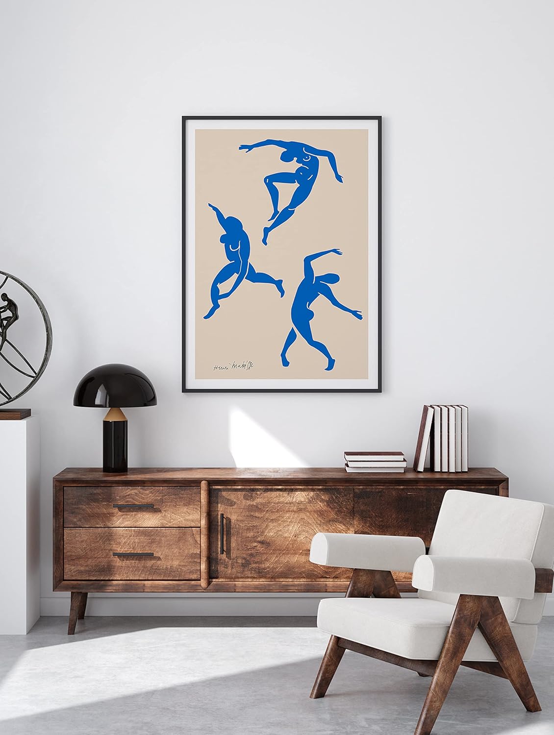 Impresión artística para pared, póster de bailarines de Matisse azul ...