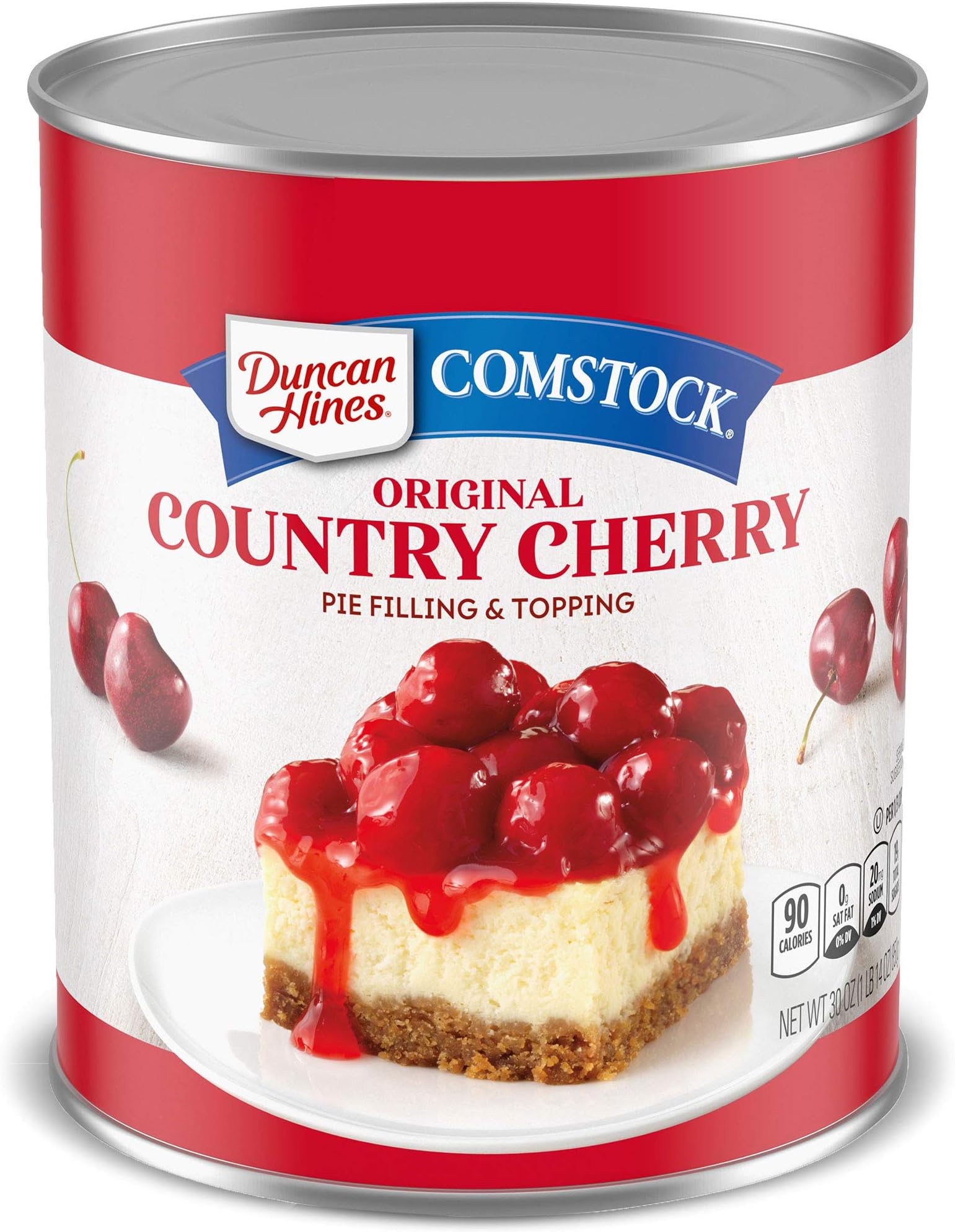 Amazon.com : Duncan Hines Comstock Simply Pie Filling, Raspberry, 21 ...