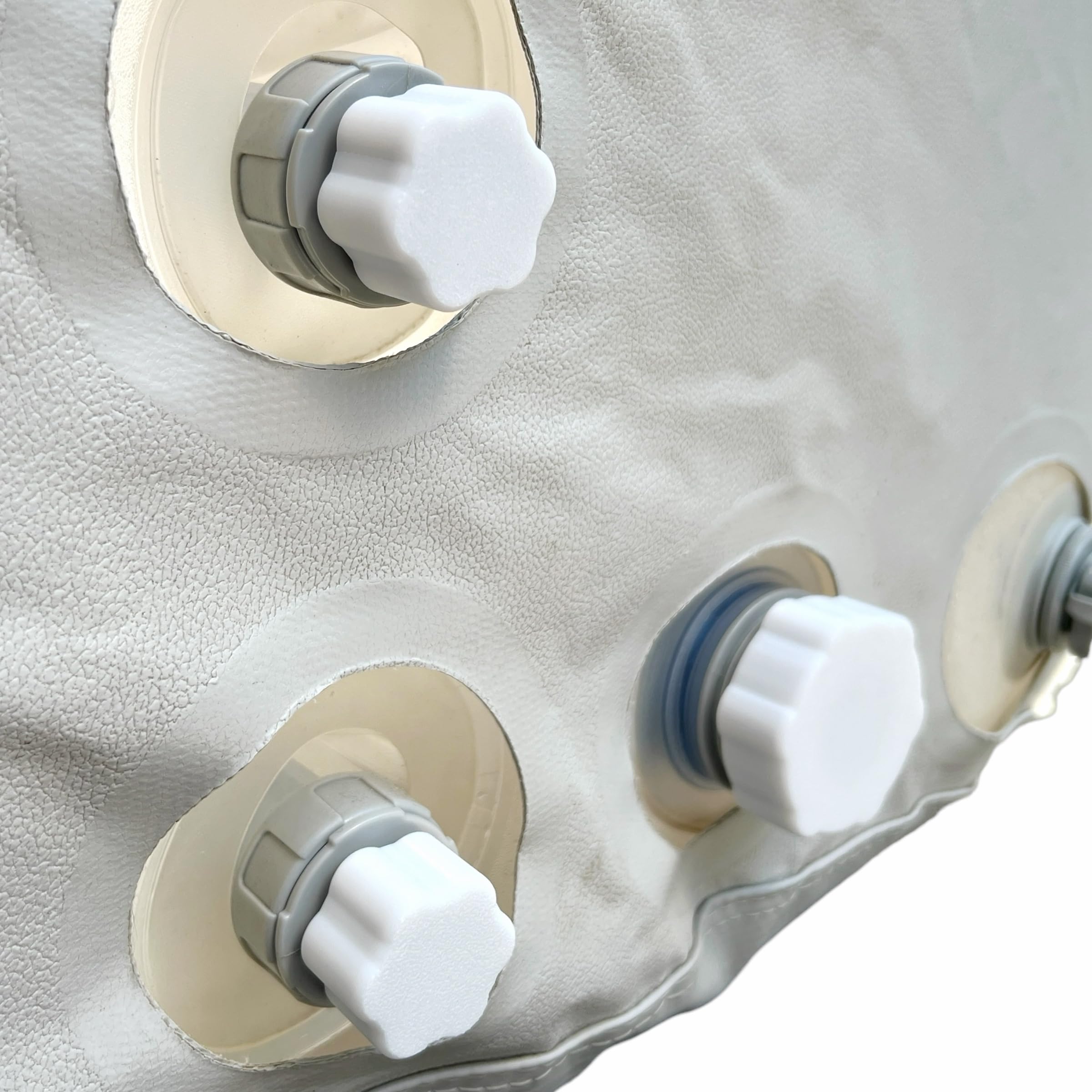 WiseWave Premium ABC Safety Caps Set: Compatible with Bestway Lay Z Spa ...