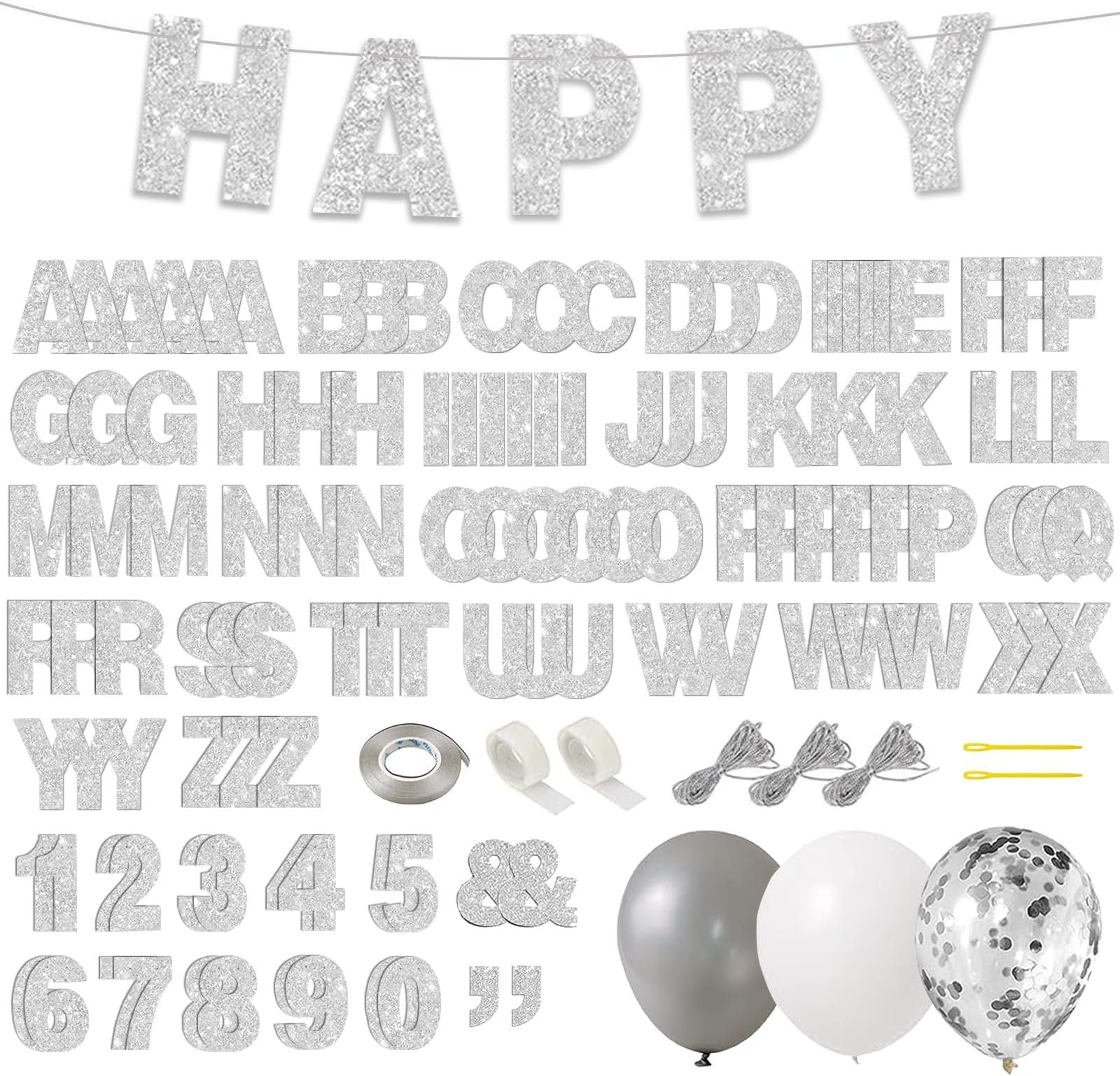 Amazon.com: Custom Happy Birthday Banner for Birthday Party Decorations ...