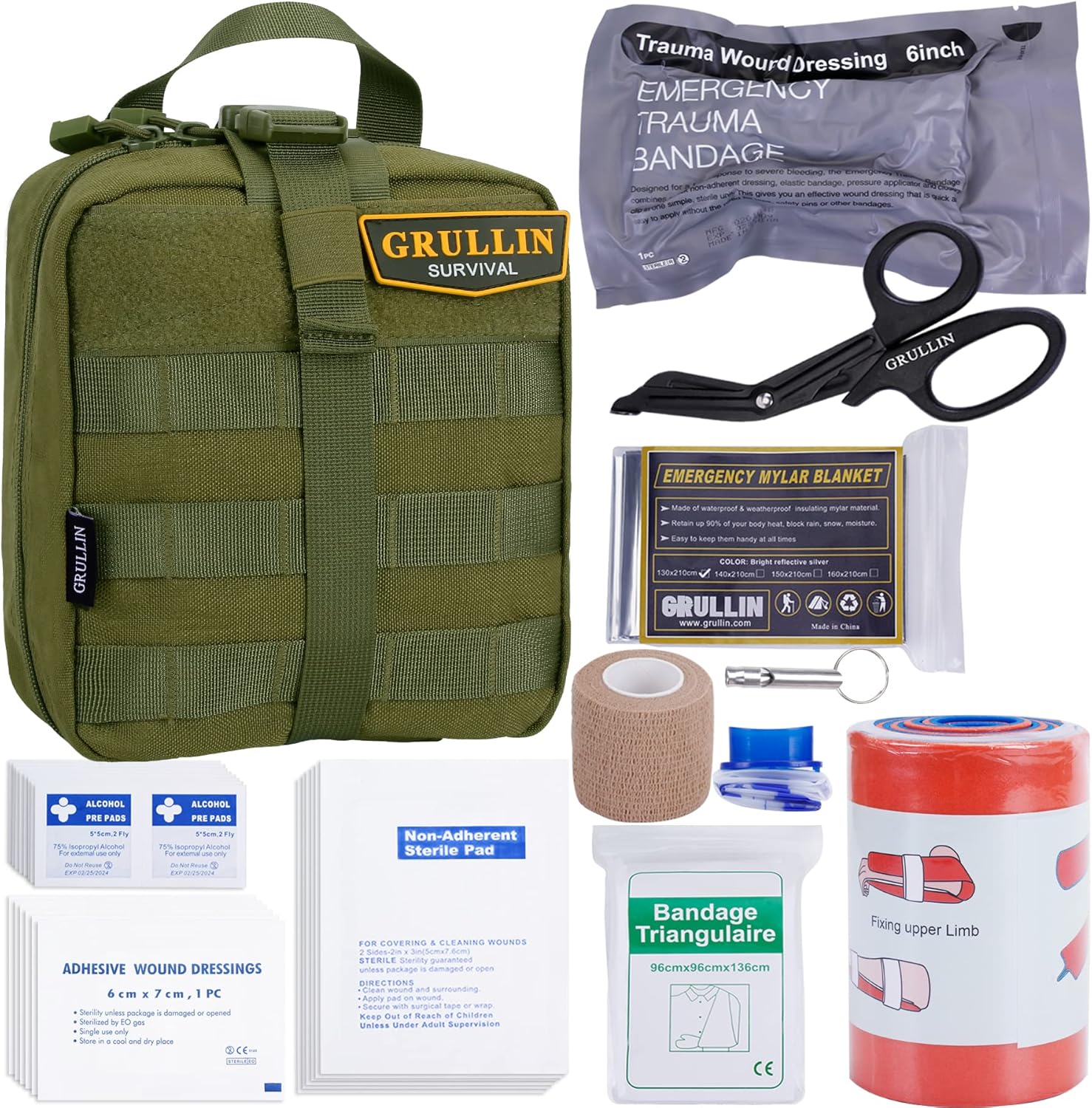 GRULLIN IFAK Trauma First Aid Kit - Tactical Philippines | Ubuy