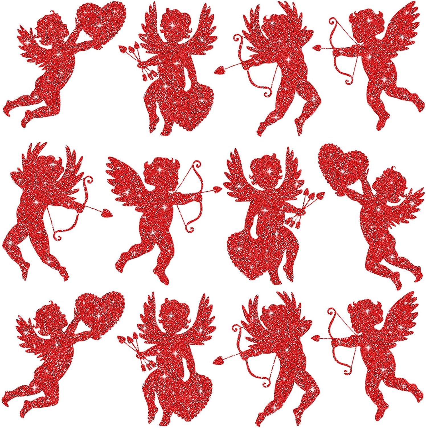 Amazon.com: Outus 24 Pieces Valentine Large Cupid Cutouts 11 Inches ...