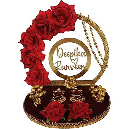 Buy It's a Match Personalized Engagement Ring Tray, Ring Plate, Ring ...