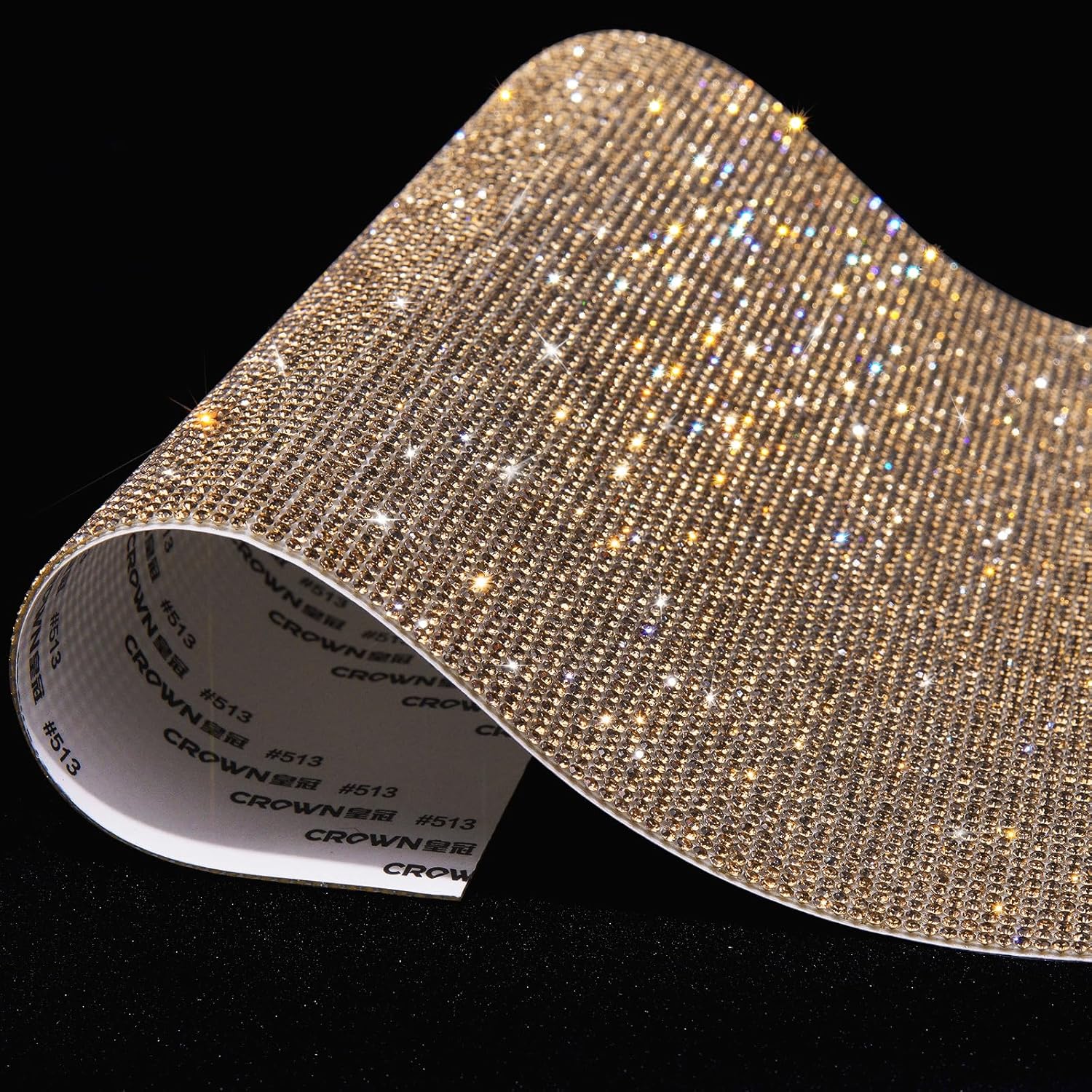 Amazon.com: 9.4 x 7.9 Inch Glitter Rhinestone Stickers Self Adhesive ...