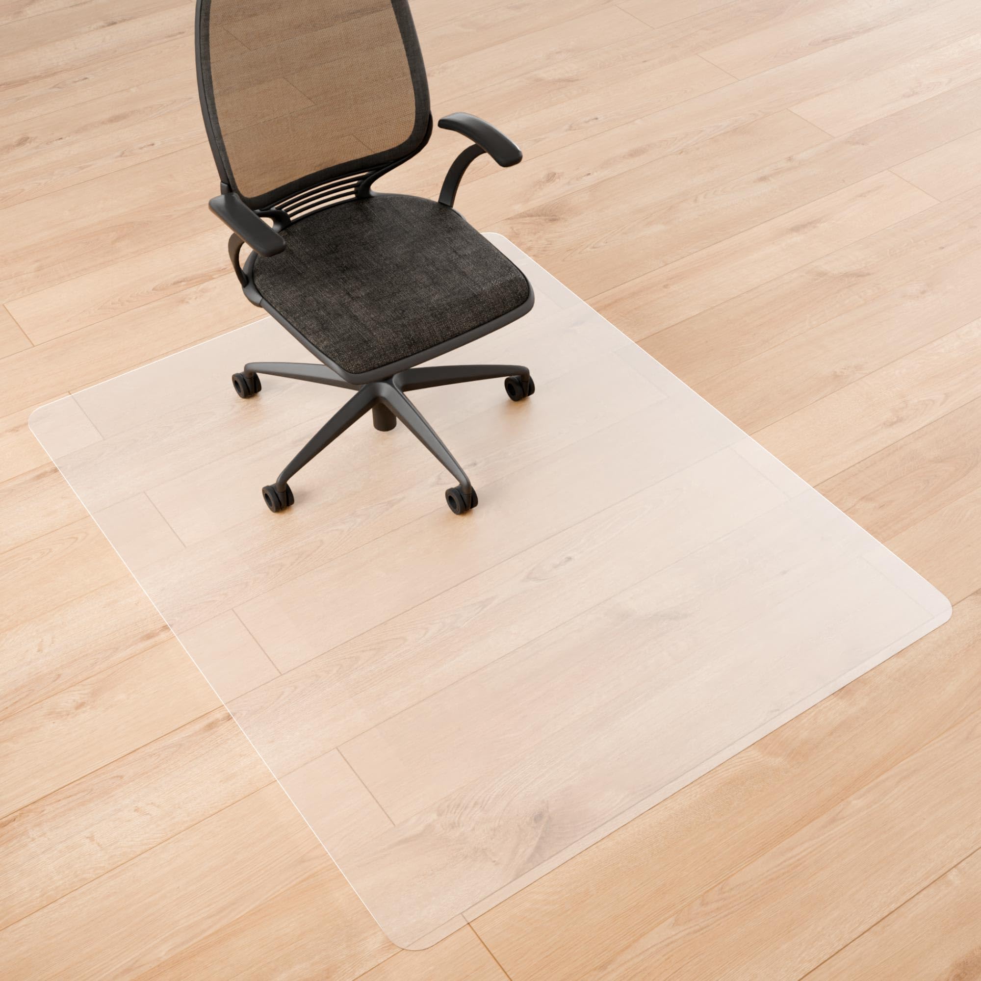Office Chair Mat for Hard Floors- 60" x 48", Desk Floor Mat for Rolling ...