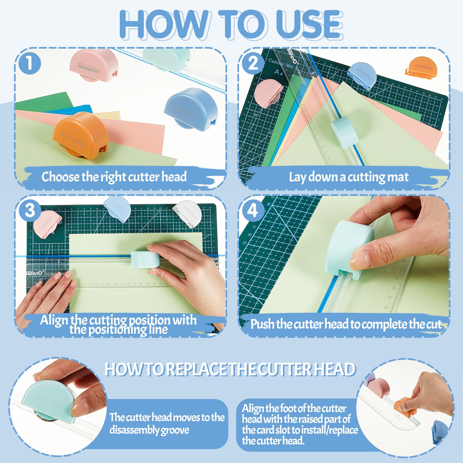 Snapklik.com : Trandraft Multifunction Scrapbooking Tool 7-in-1 ...