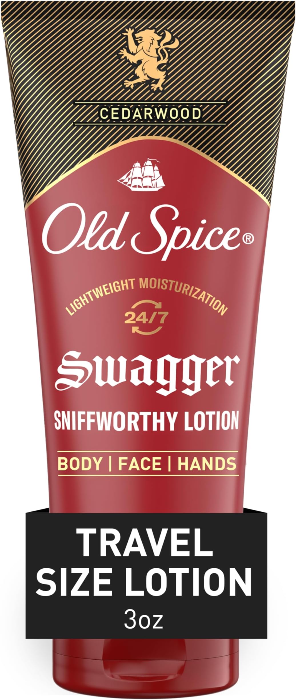 Amazon.com : Old Spice Body Lotion for all skin types, Travel Size 24/7 ...