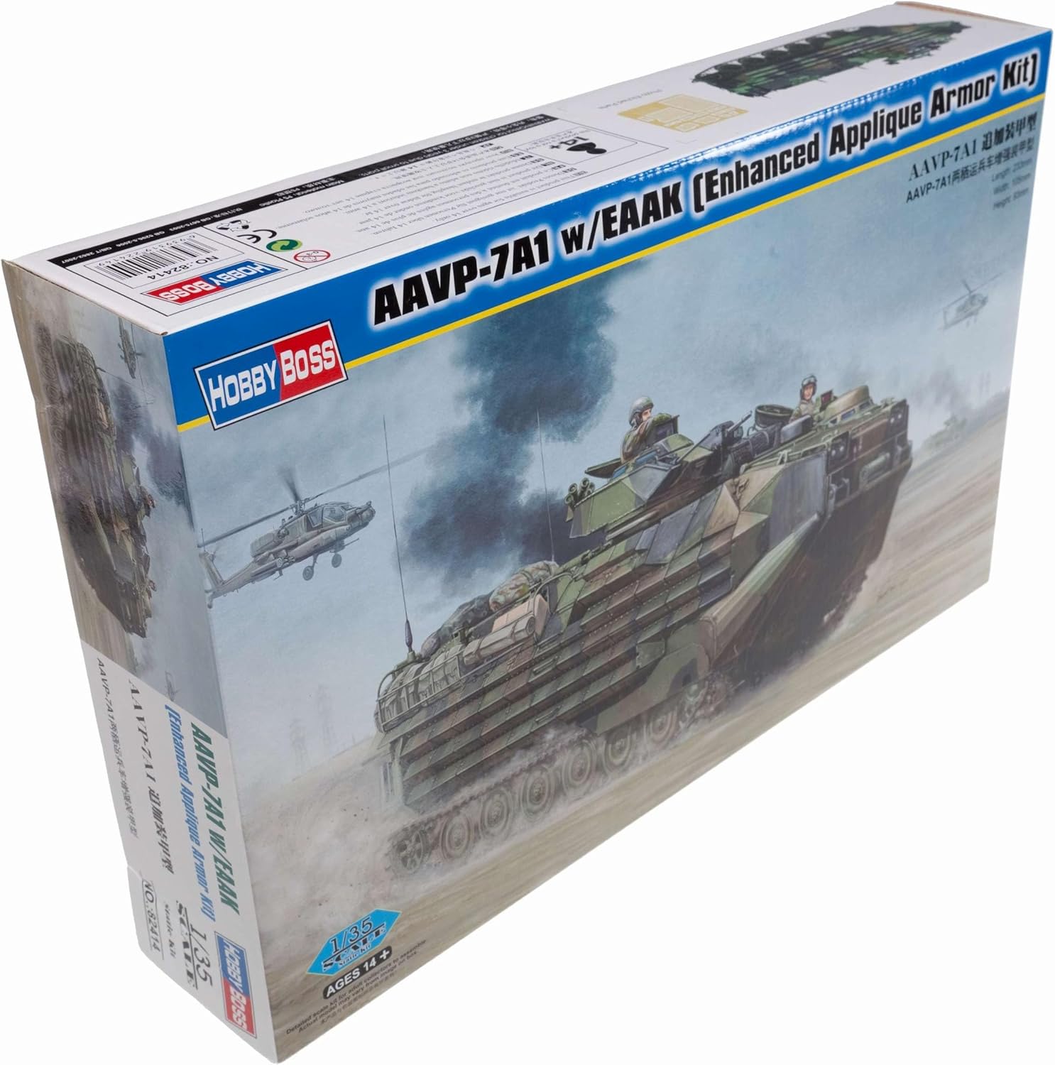 Hobbyboss 82414 1: 35 - Aavp-7A1 W/eaak (Enhanced Applique Armor Kit ...