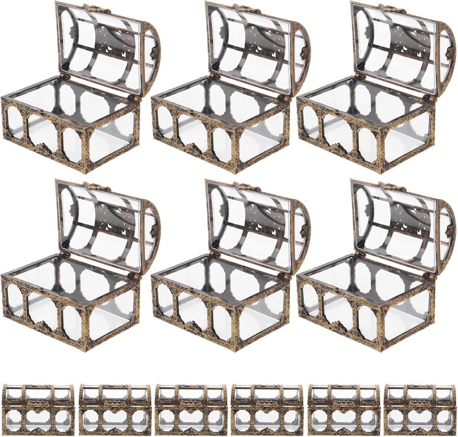 Amazon.com: Cabilock 12pcs Antique Treasure Chest Candy Boxes Vintage ...