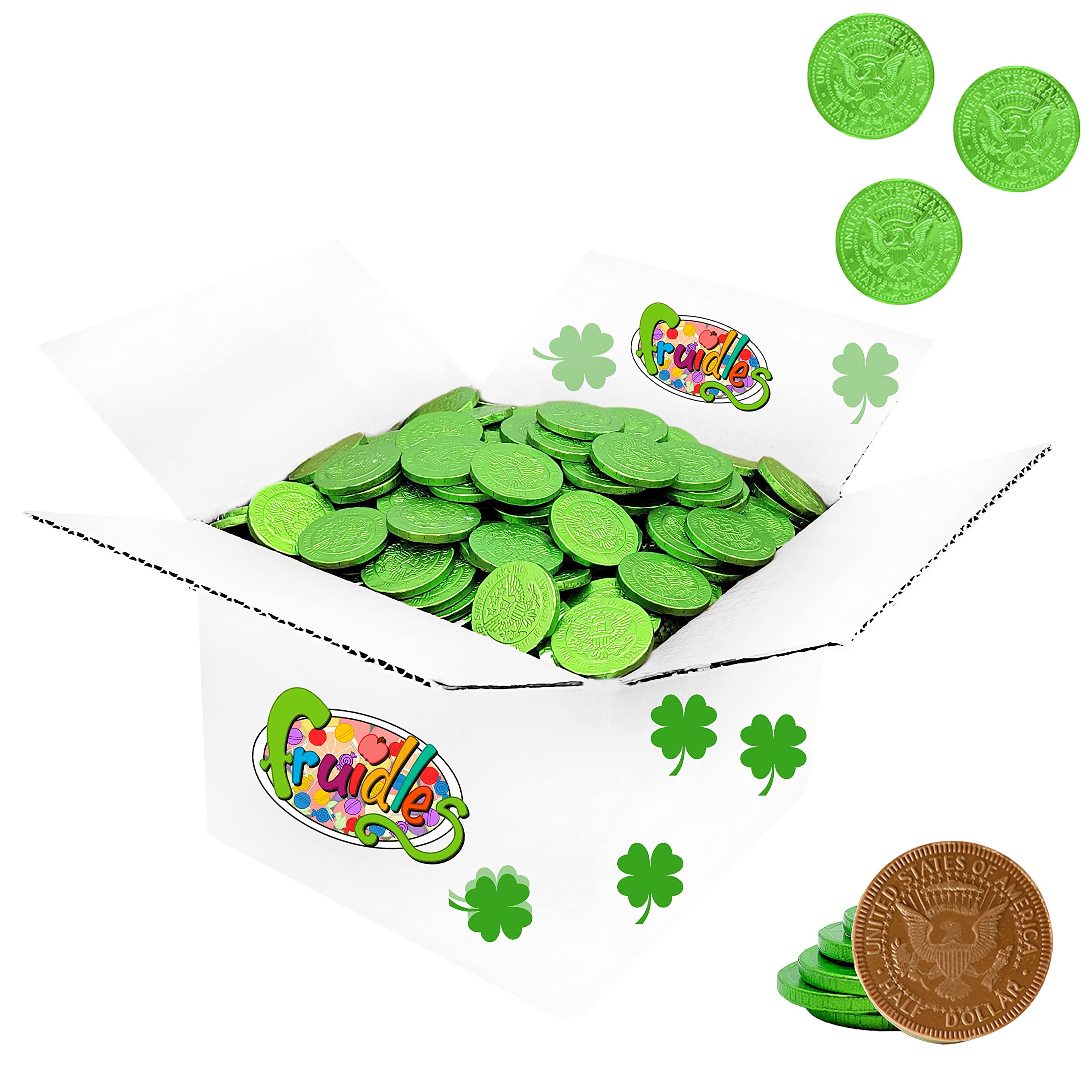 Snapklik.com : Saint Patricks Day Chocolate Coins Green Coins, Belgian ...