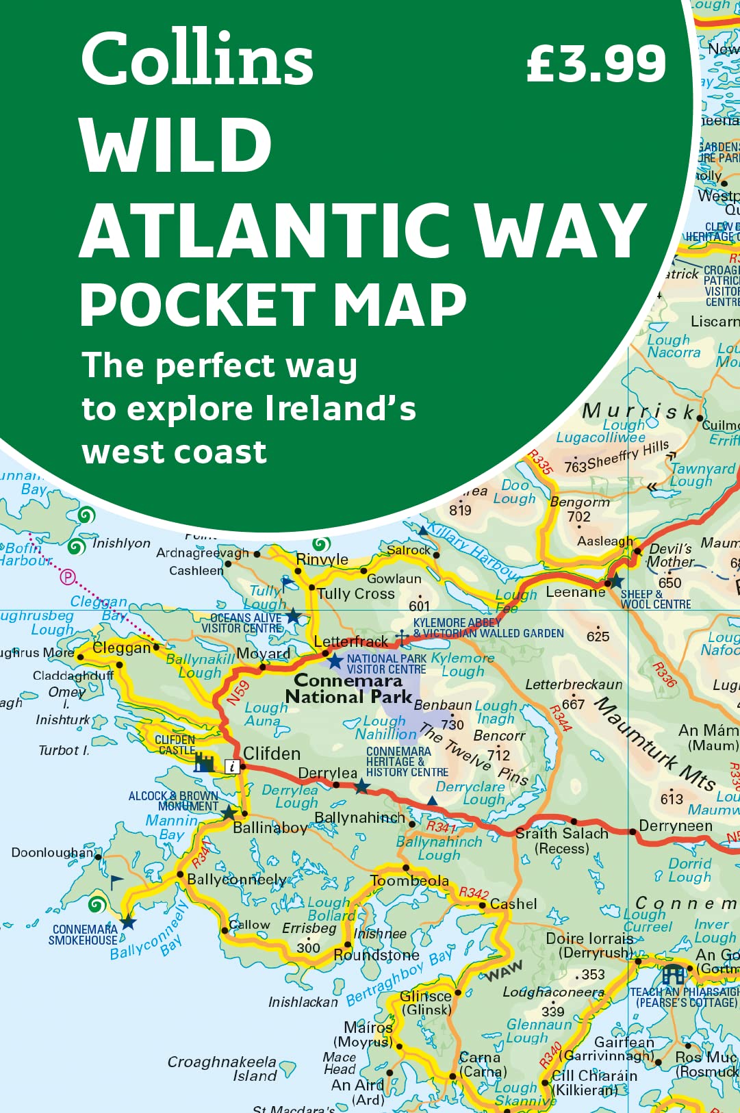 Wild Atlantic Way Pocket Map: The perfect way to explore Ireland’s west ...