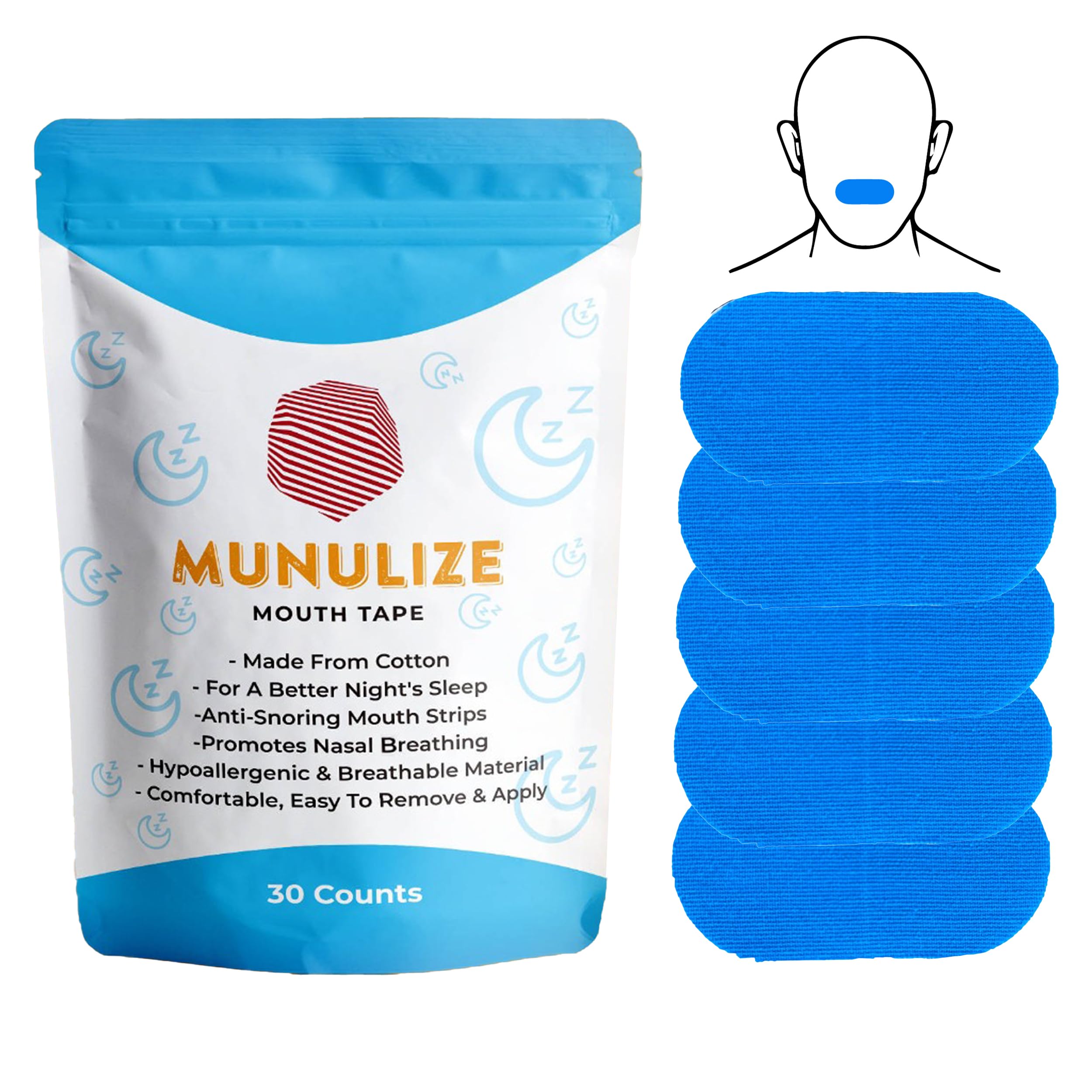 Mouth Tape for sleeping -Anti Snoring Devices -Nasal Breath -Snore ...