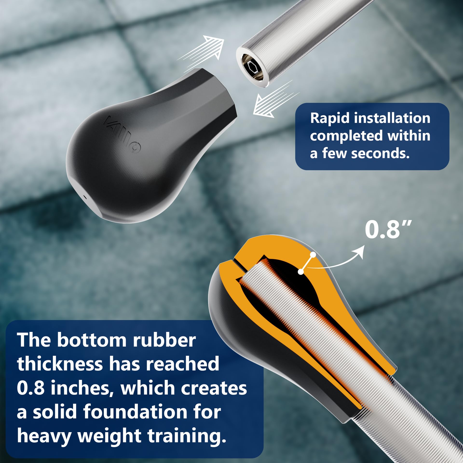 Snapklik.com : VAIIO Heavy Landmine Attachment For Barbell Landmine ...
