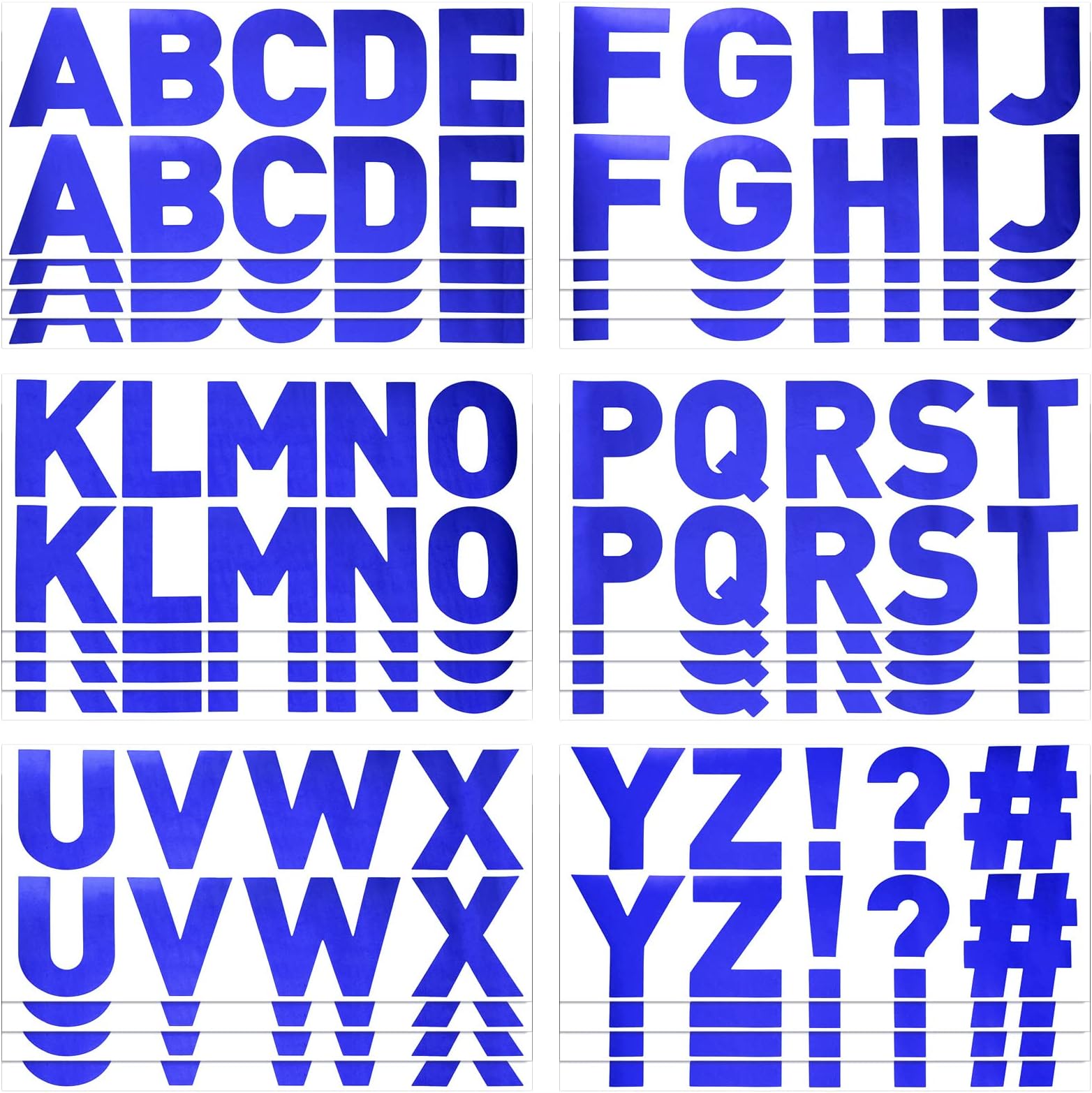 Amazon.com: uxcell Letter Number Stickers Kit, 1 Inch Vinyl Self ...