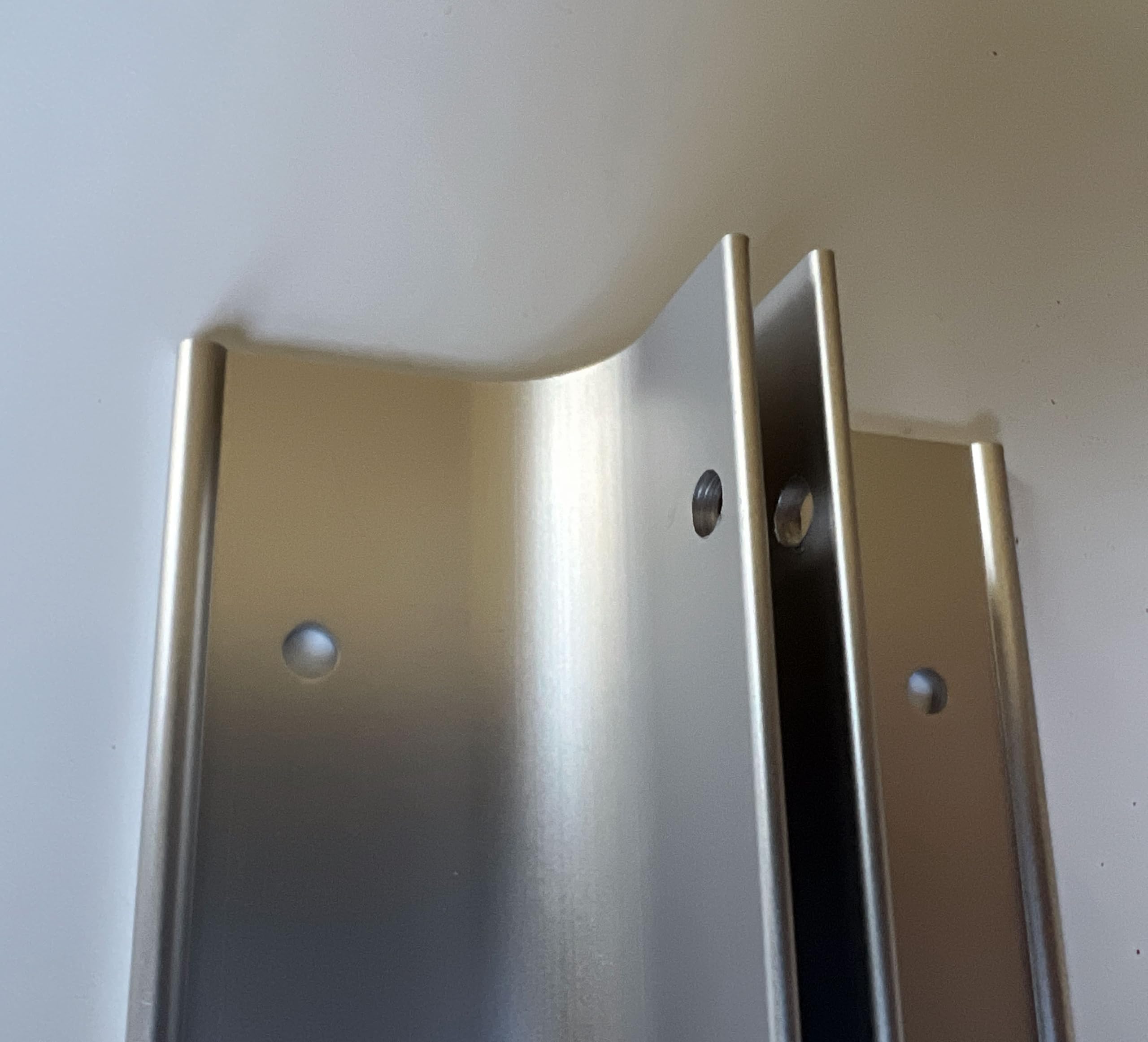 Snapklik.com : 4" Polished Satin Aluminum Direct Sign Mount Bracket ...