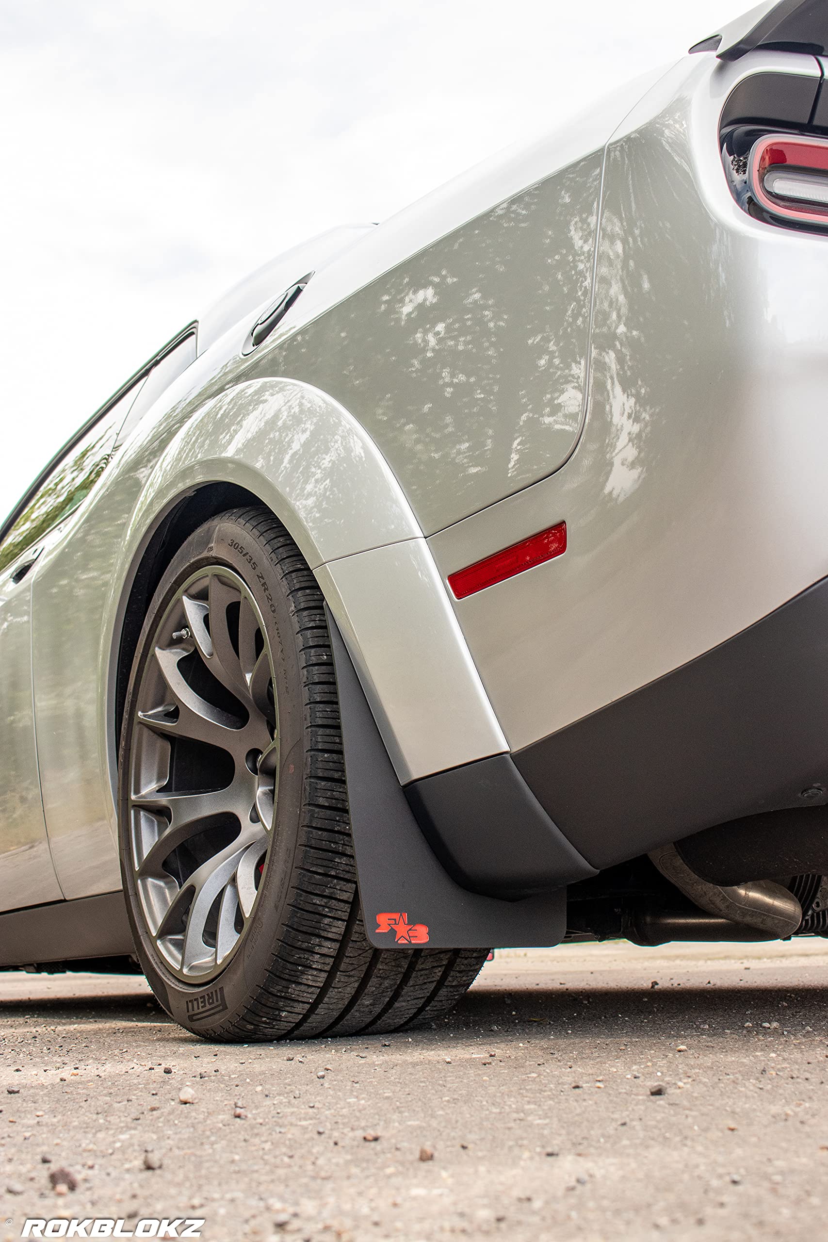 RokBlokz Mud Flaps for 2018-2021 Dodge Challenger Widebody -(Set of 4 ...