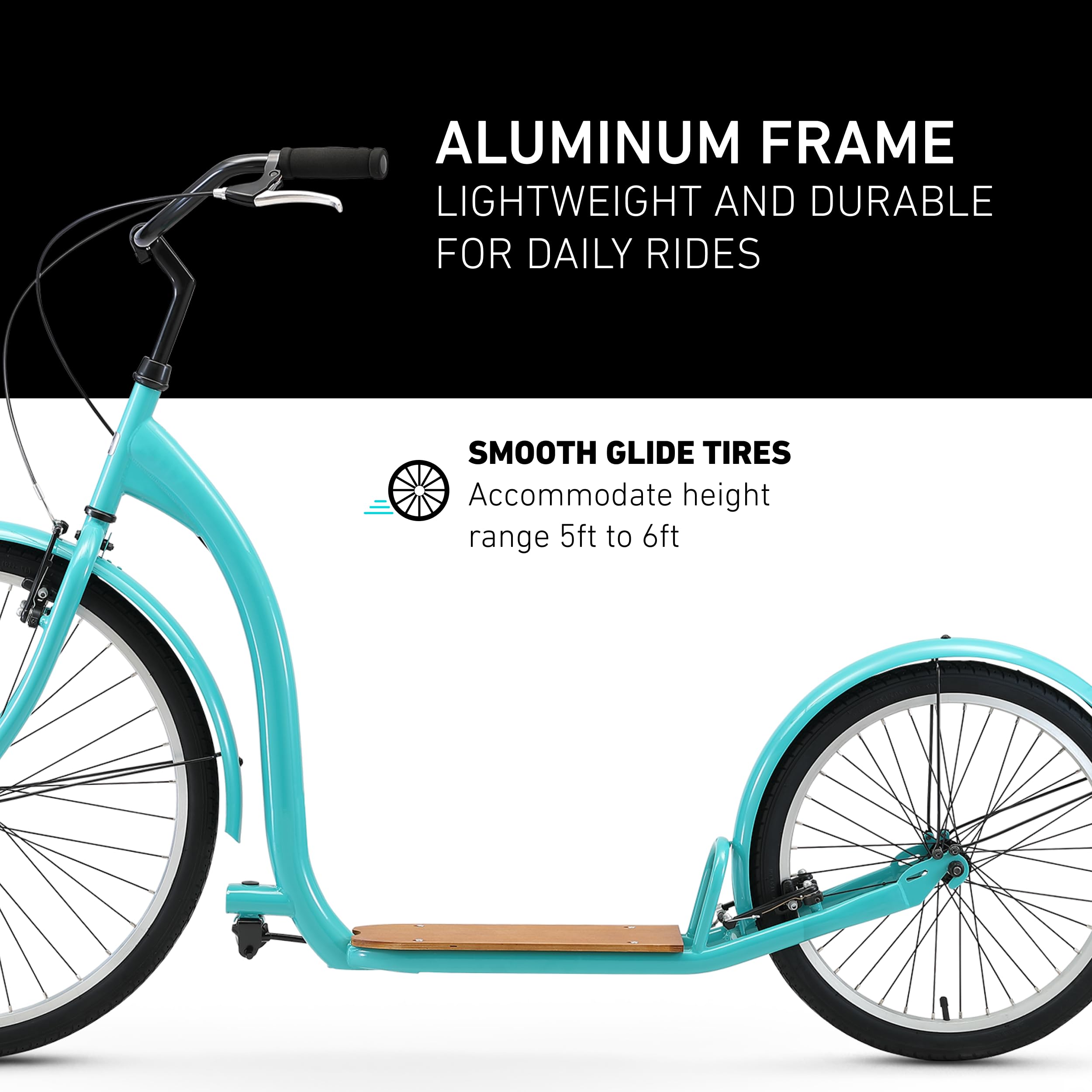 Snapklik.com : Sixthreezero Around The Block Adult Scooter, Single ...