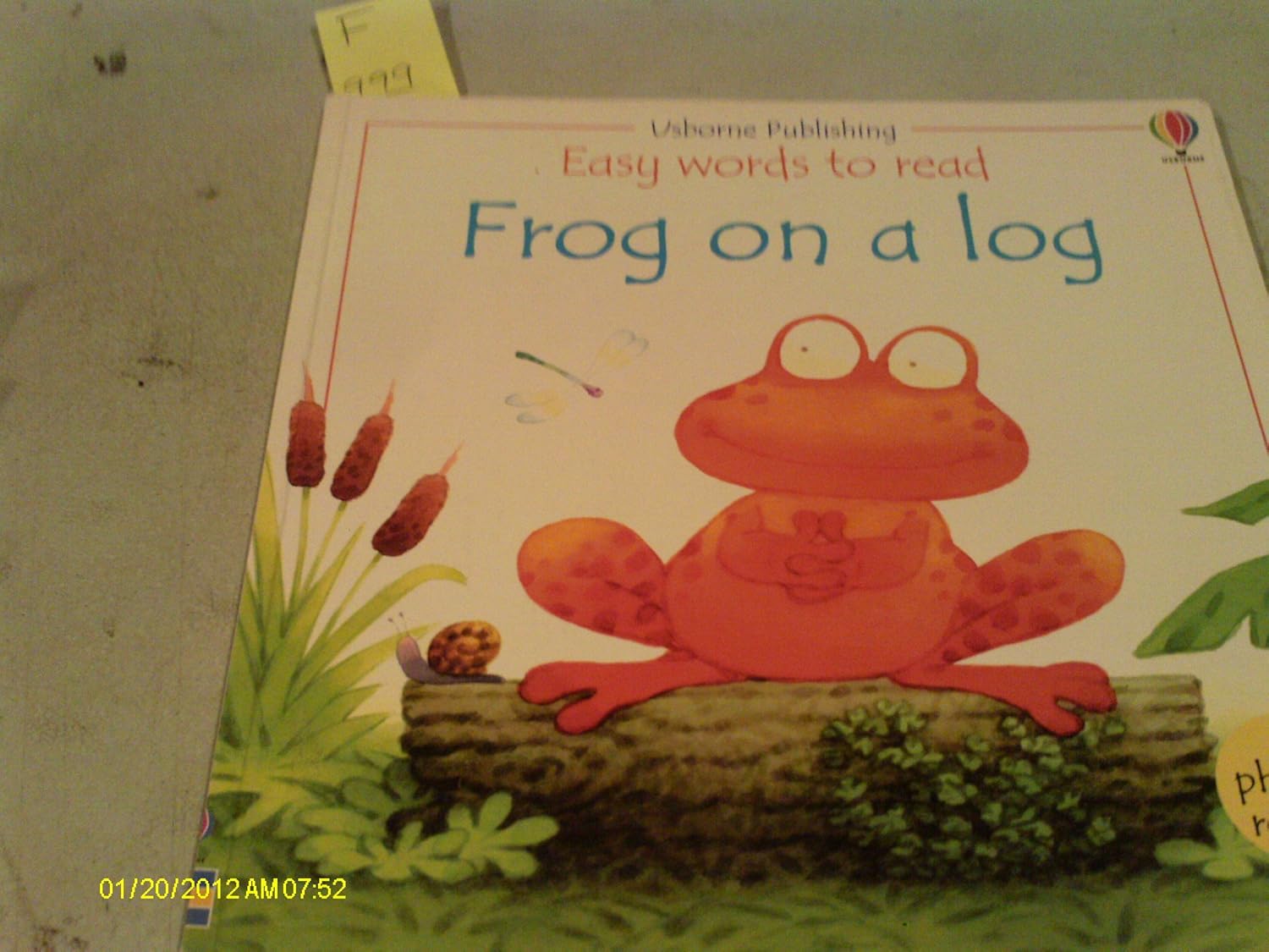 Frog On A Log Usborne Easy Words To Read S Cox Phil Roxbee frog-on-a-log-usborne-easy-words-to-read-s-cox-phil-roxbee