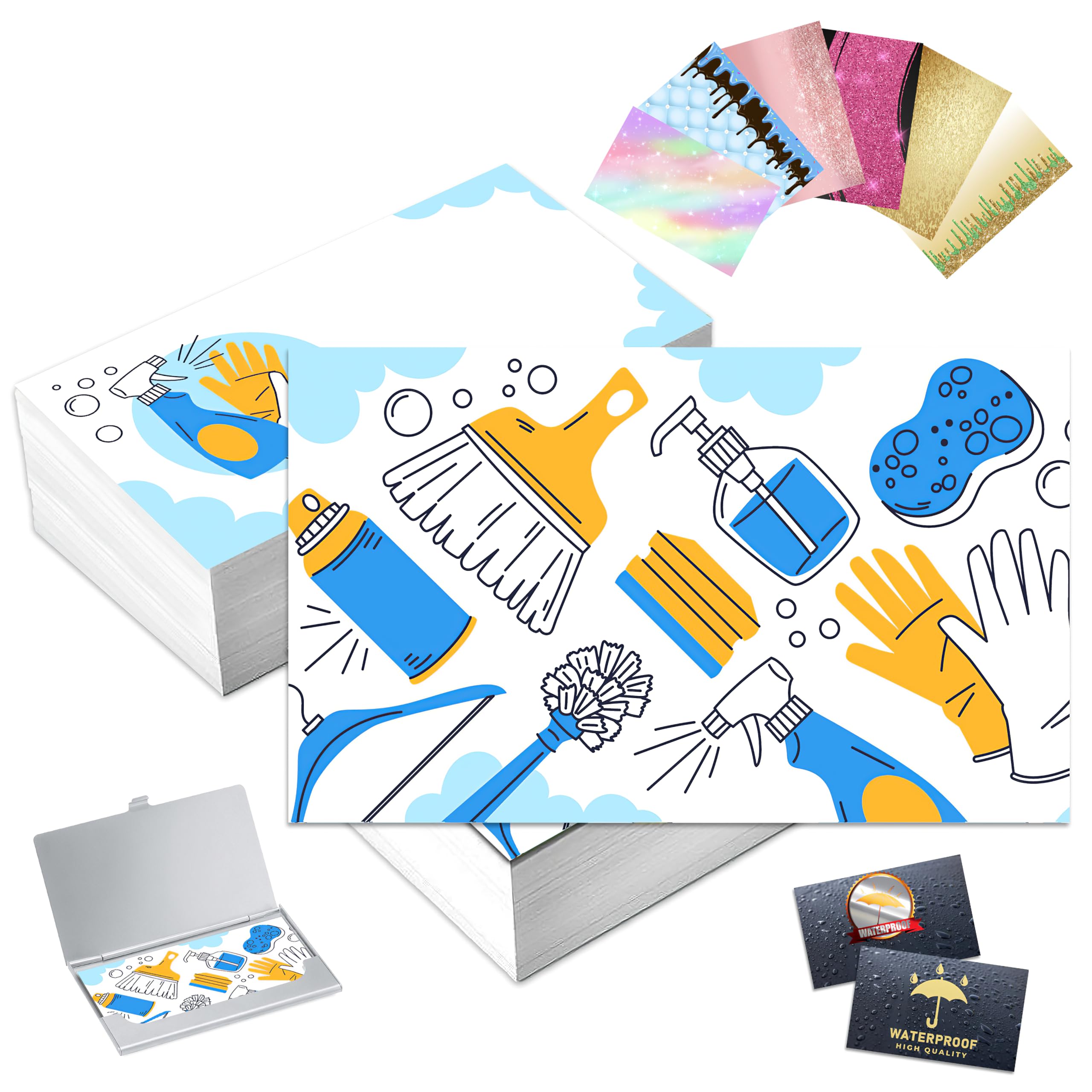 Amazon.com : Custom Business Card Personalized with Logo 1000 500 200 ...