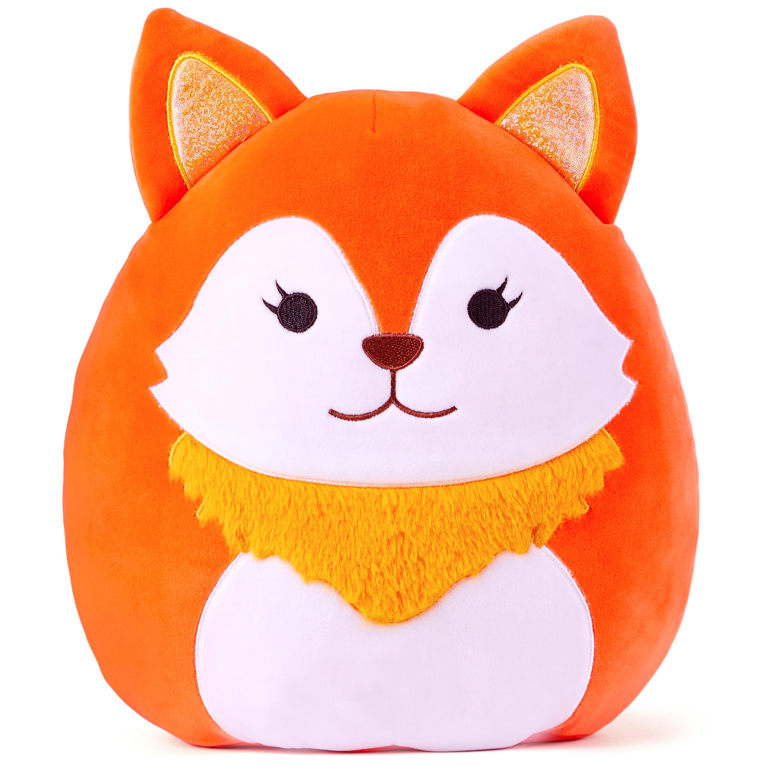 Amazon.com: PLAYNICS Large Fox Plush Pillow Stuffed Animal Toy,13" Big ...