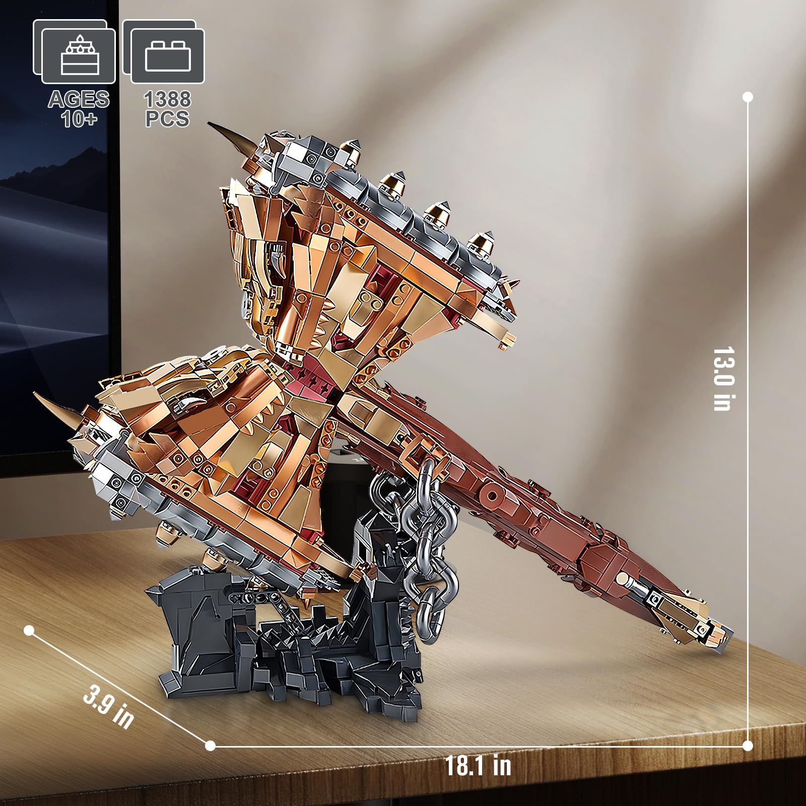 Snapklik.com : Finger Rock Thor Battle Hammer Building Blocks Set For ...