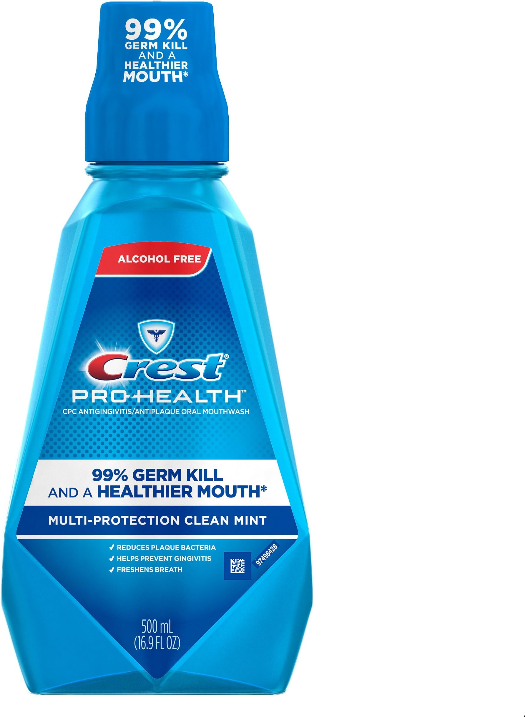 Amazon.com: Crest Pro Health Rinse Clean Mint (Alcohol Free), 16.9 oz ...