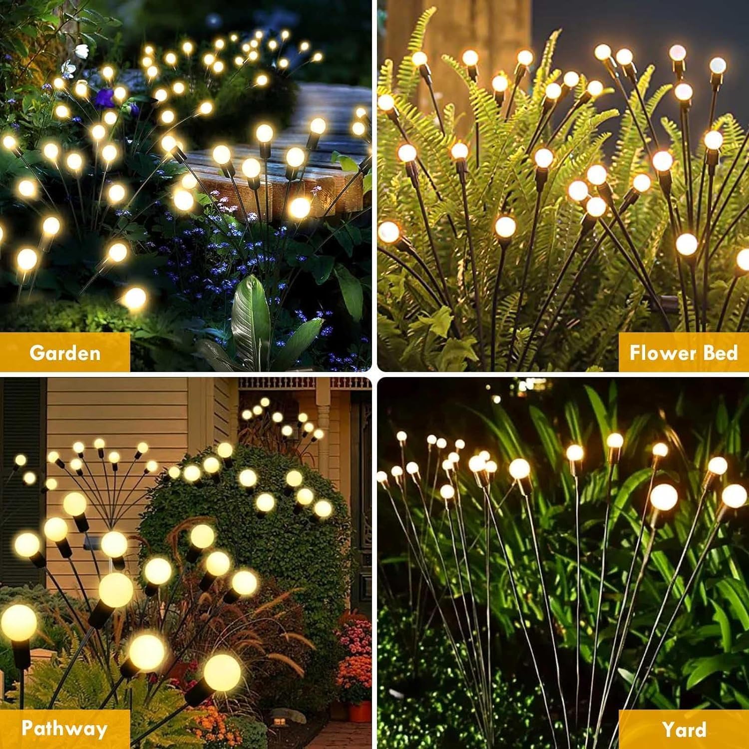 Brown Solar Path Lights Solar Garden Lights – Sparkle Lighting
