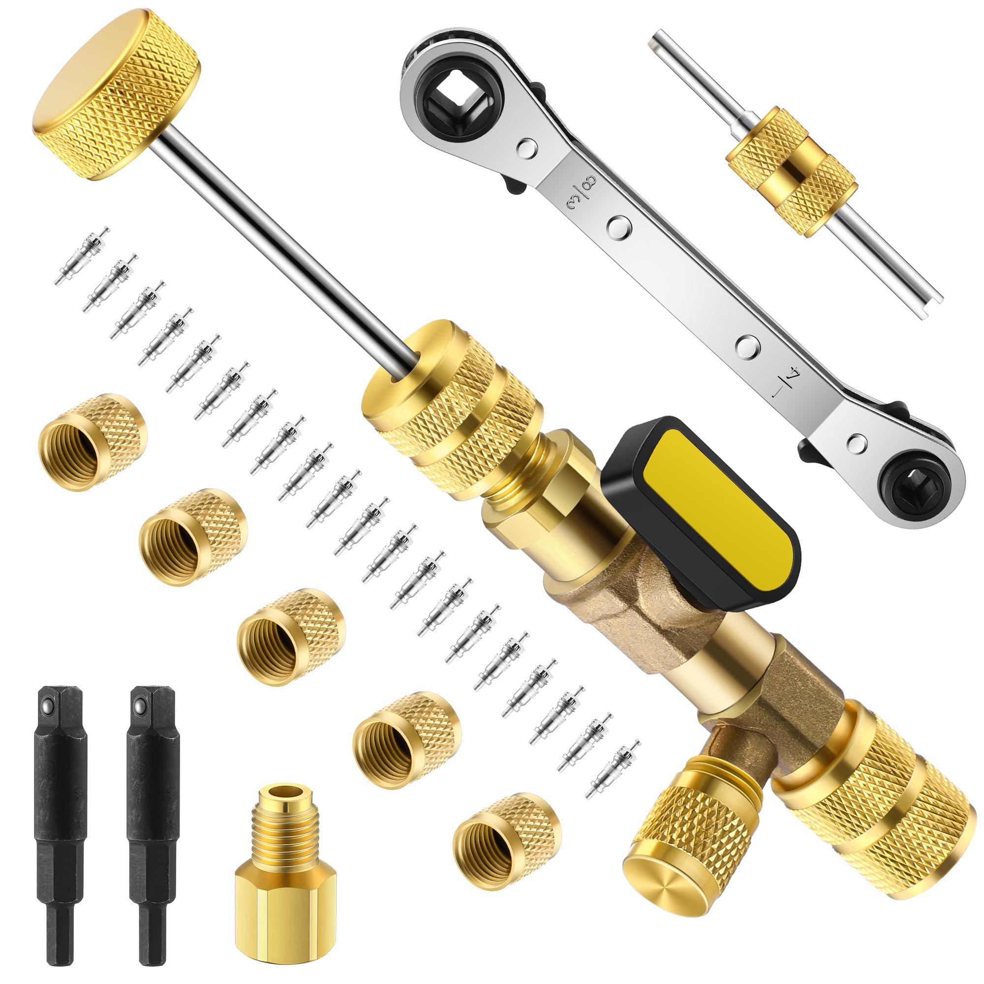 Amazon.com: Dreyoo Valve Core Removal Tool HVAC, 1 Pcs HVAC Service ...