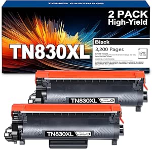 Amazon.com: TN830XL Toner Replacement for Brother TN-830XL TN830 XL Black High Yield Toner ...