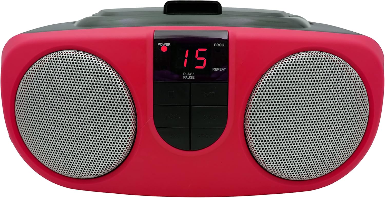 Amazon.com: PROSCAN ELITE Portable Cd Player with Am/FM Radio Boombox ...
