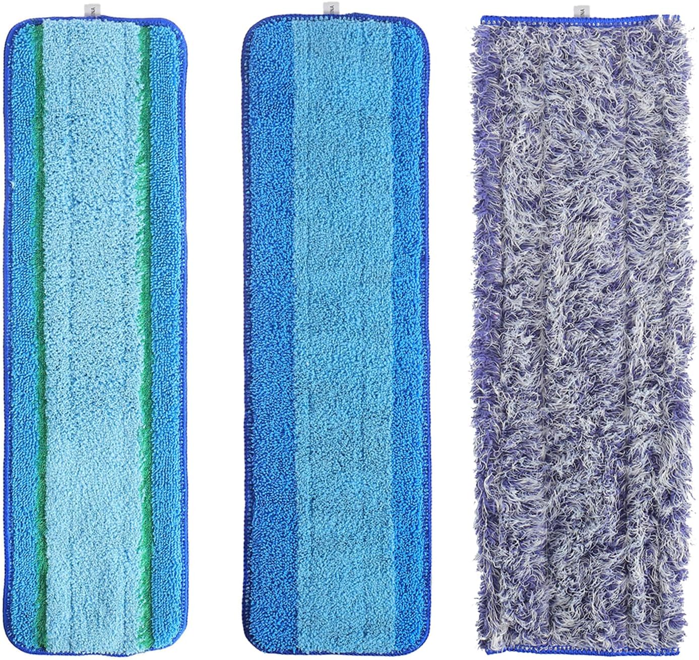 Amazon.com: EPLZON 3 Pack Washable & Reusable Microfiber Cleaning Pad ...