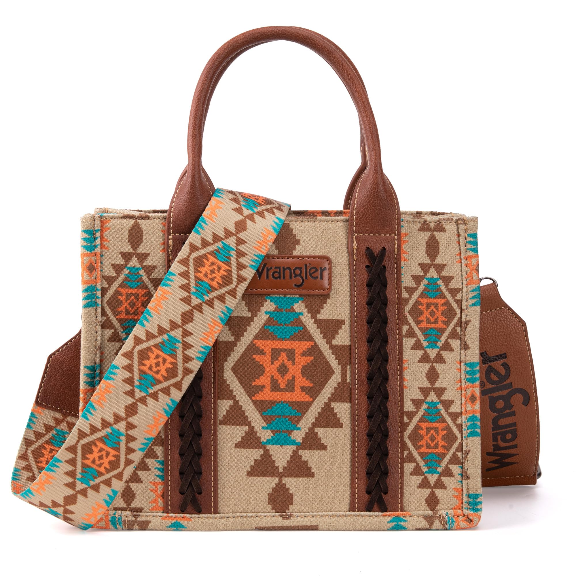 Snapklik.com : Wrangler Aztec Boho Tote Bag