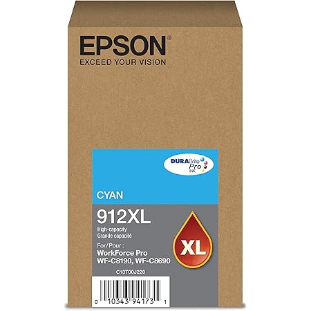 Amazon.com: EPSON T748 DURABrite Pro -Ink High Capacity Black ...