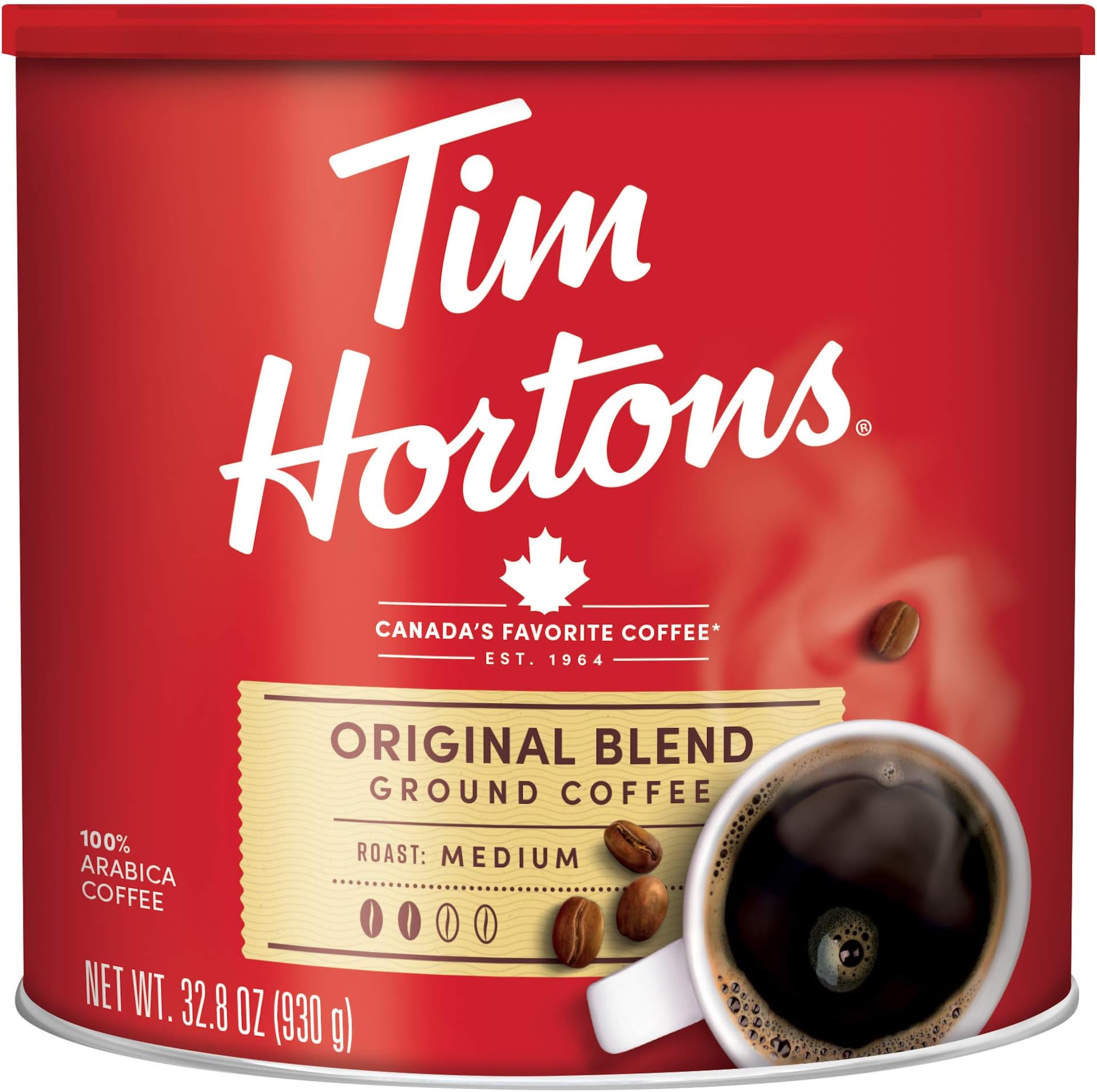 Amazon.com : Tim Hortons Original Blend, Medium Roast Ground Coffee ...