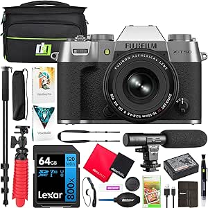 Amazon.com : Fujifilm X-T50 Mirrorless Digital Camera Body - Silver + XF 16-50mm F2.8-4.8 R LM ...