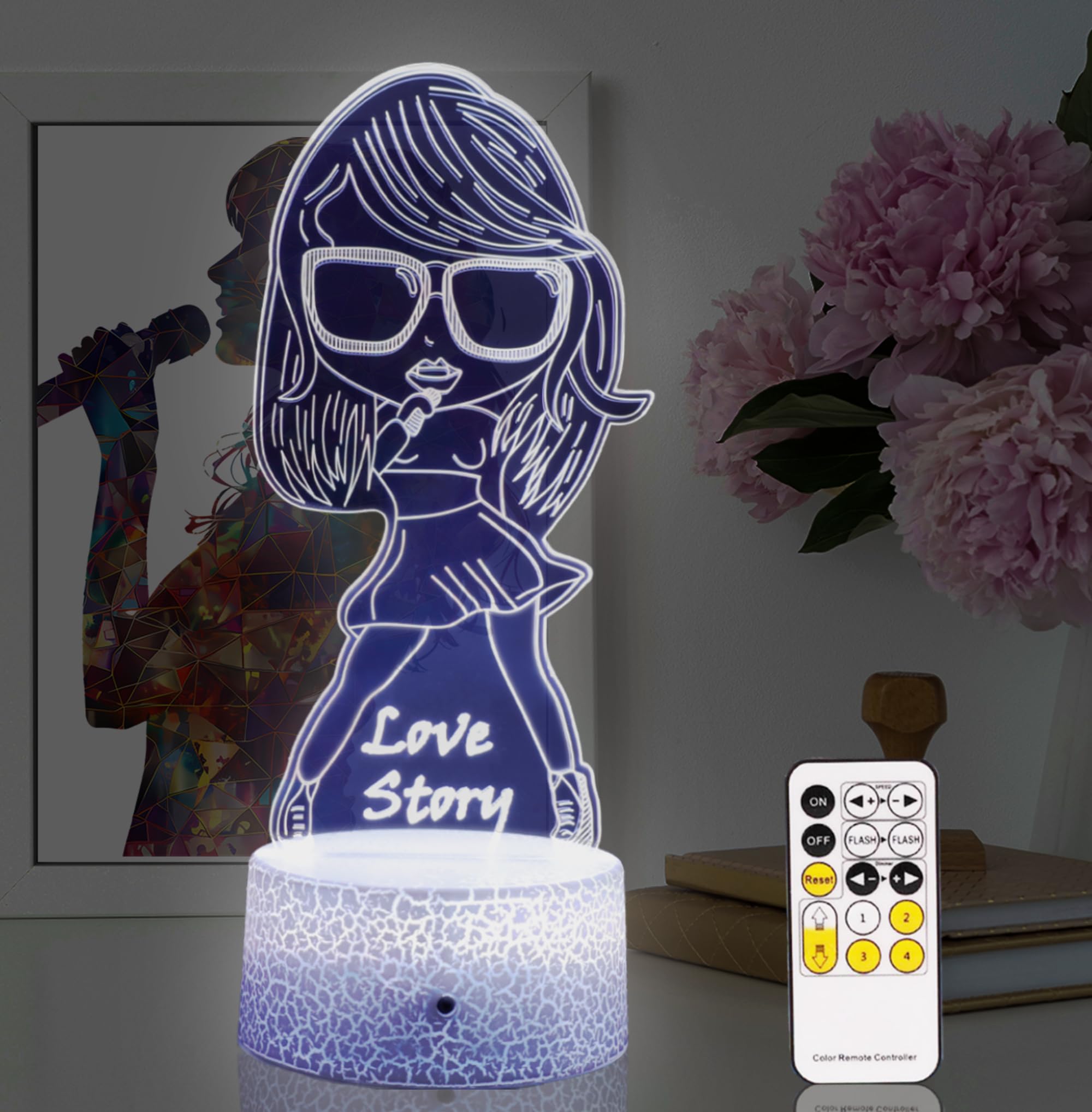 QHY Birthday Gifts for Girls, Cute Girl Night Light, Decoration for ...