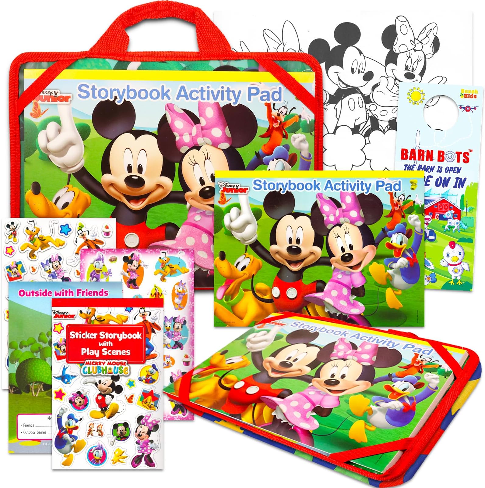 Amazon.com: Mickey Mouse Lap Desk Activity Set for Kids - Bundle with ...